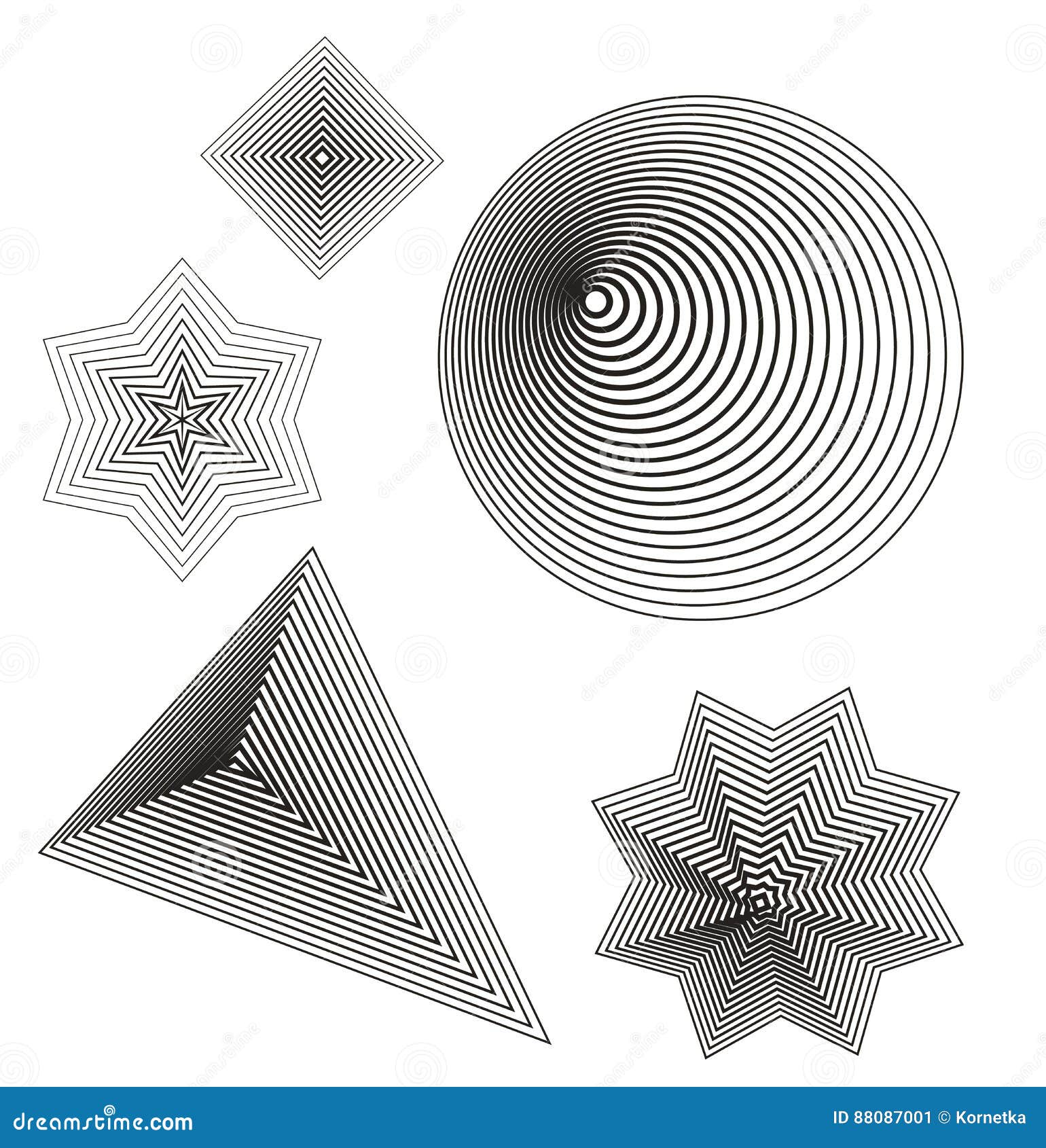 Lignes forme de vecteur illustration de vecteur. Illustration du ...