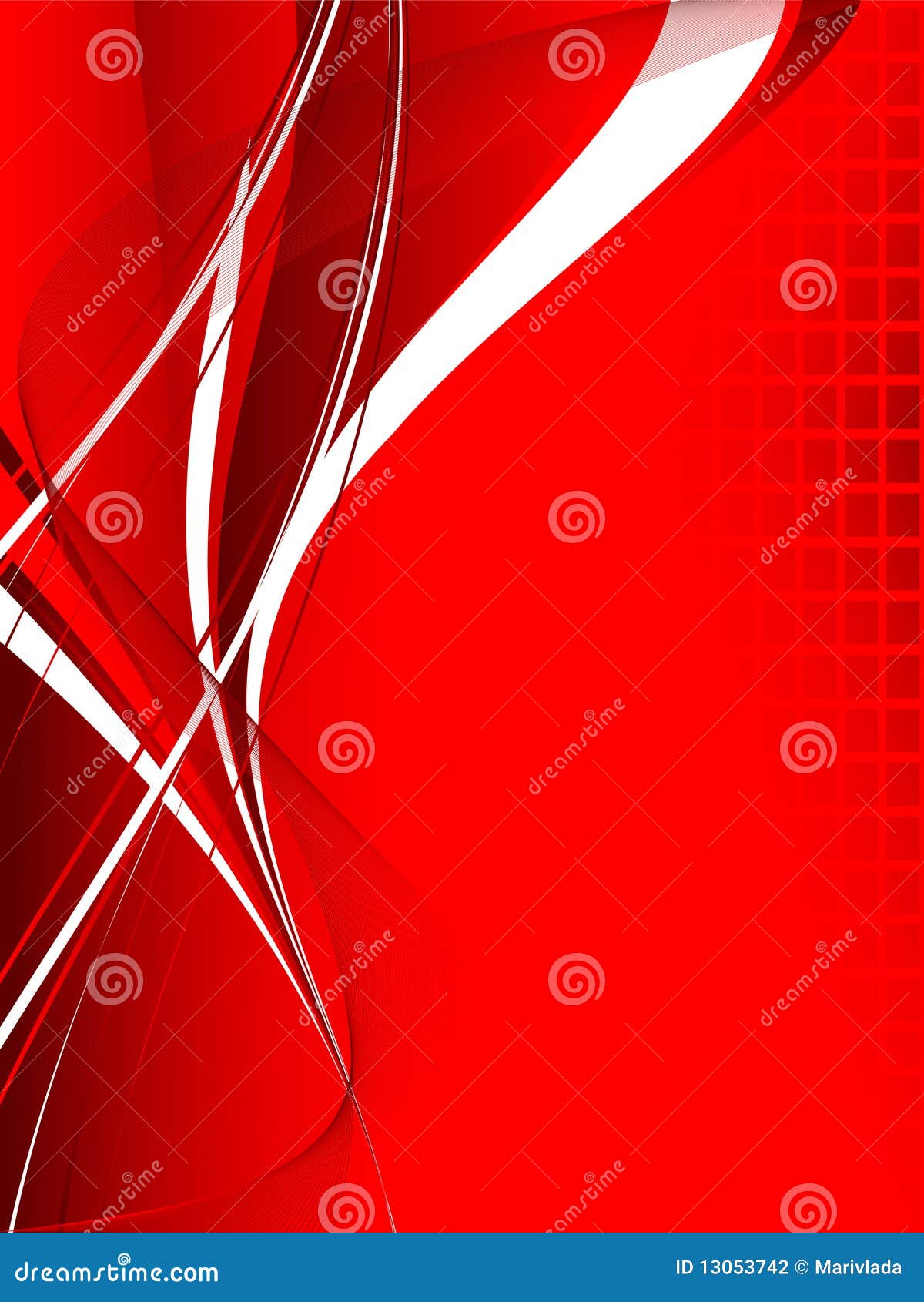 Lignes rouges illustration de vecteur. Illustration du courbe - 13053742