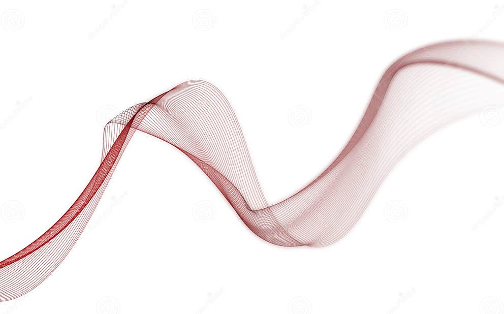 Lignes rouges illustration stock. Illustration du brouillard - 15002542