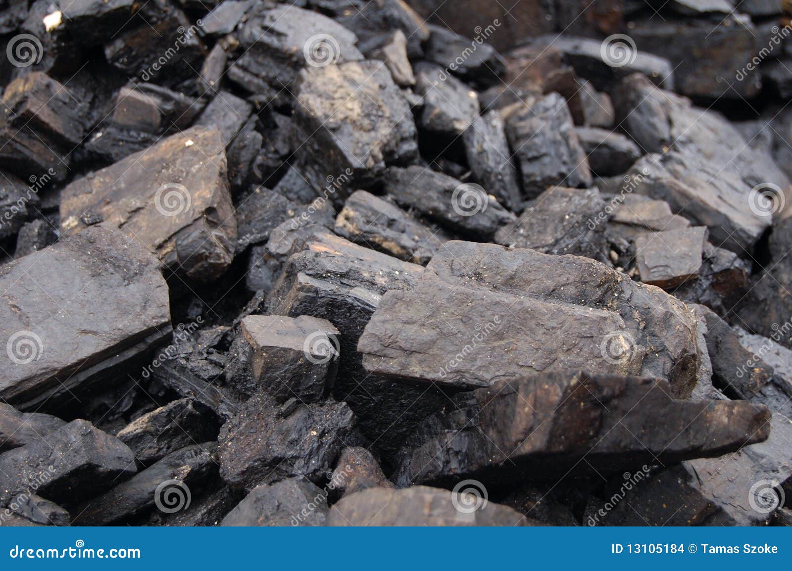 Lignite fotografia stock. Immagine di fornace, inverno - 13105184