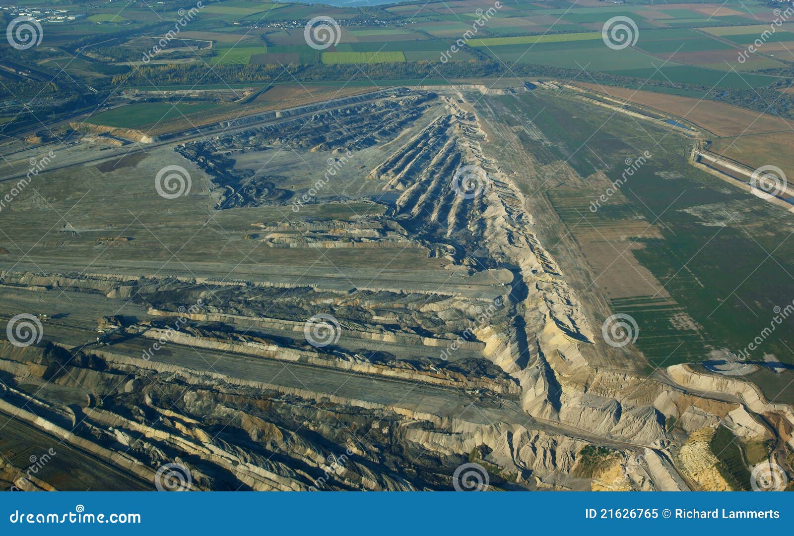 Lignite surface mining stock image. Image of lignite - 21626765