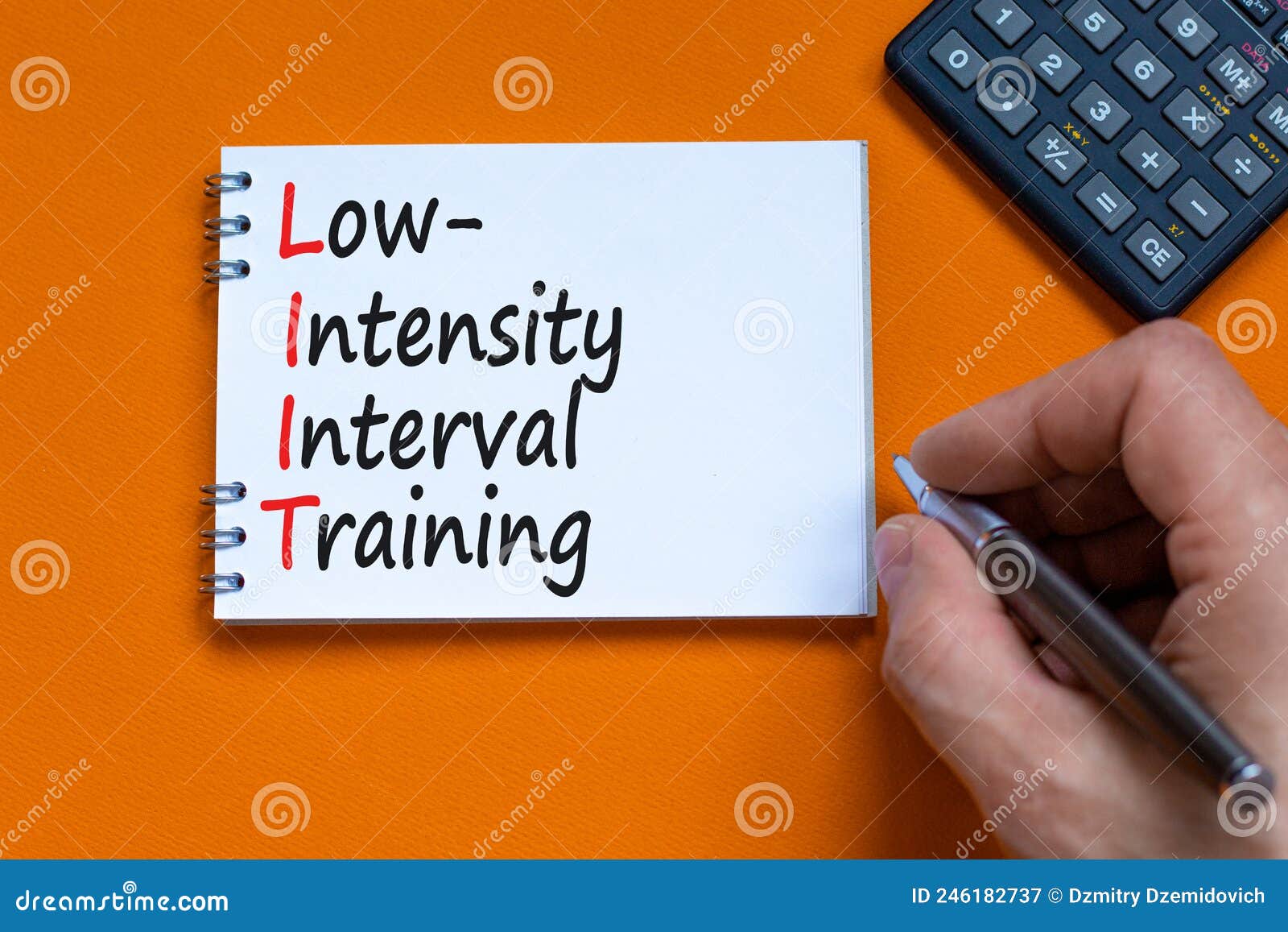 LIIT Low-intensity Interval Training Symbol. Concept Words LIIT Low ...