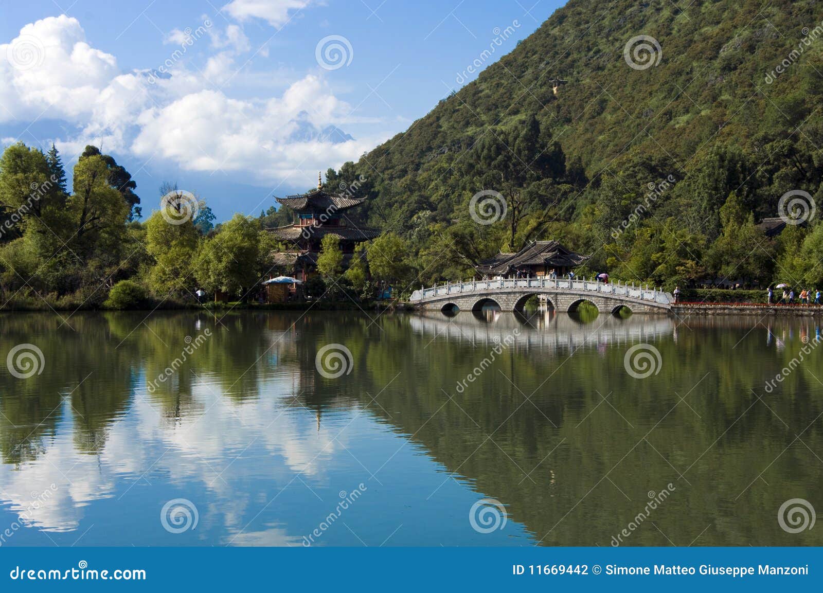 Black Dragon Pool In Lushan Scenic Stock Image | CartoonDealer.com ...