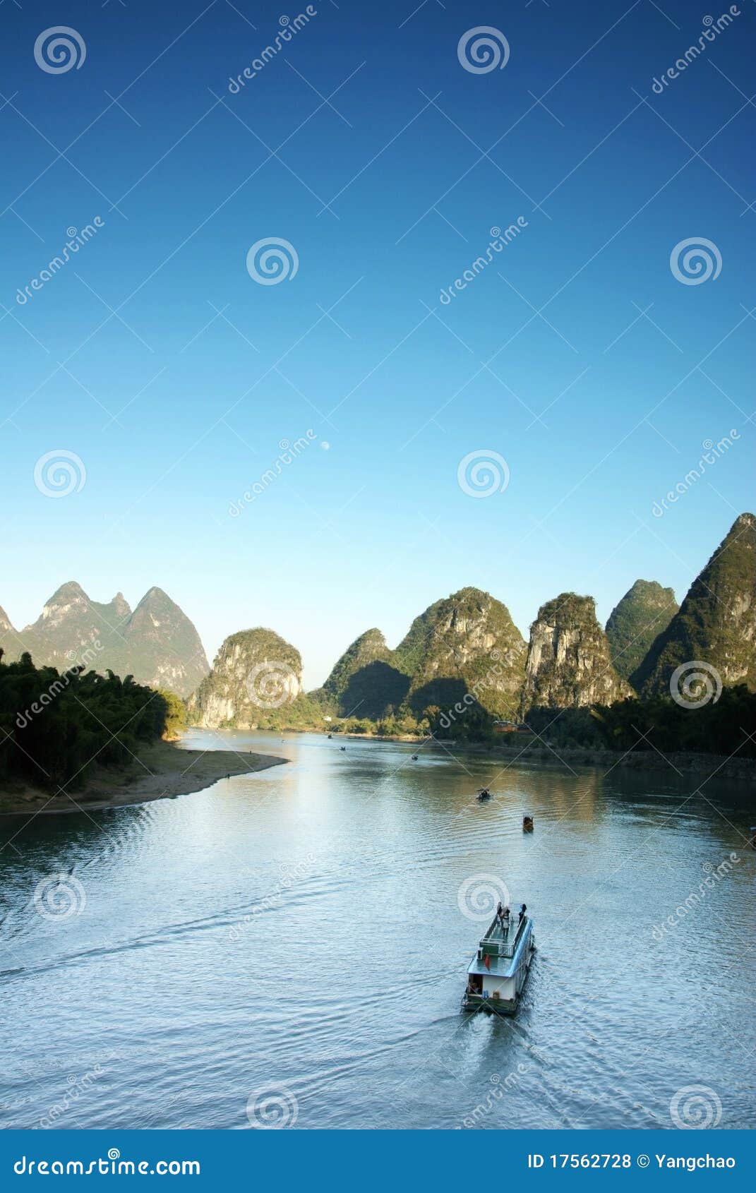Lijiang River Yangshuo China Stock Photo - Image of gloaming, travel ...