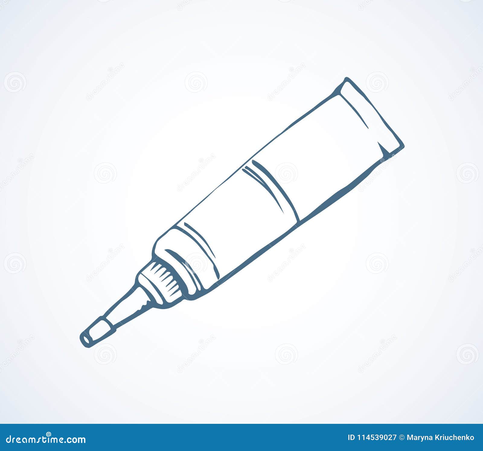 Lijm Vector tekening vector illustratie. Illustration of voorwerp ...