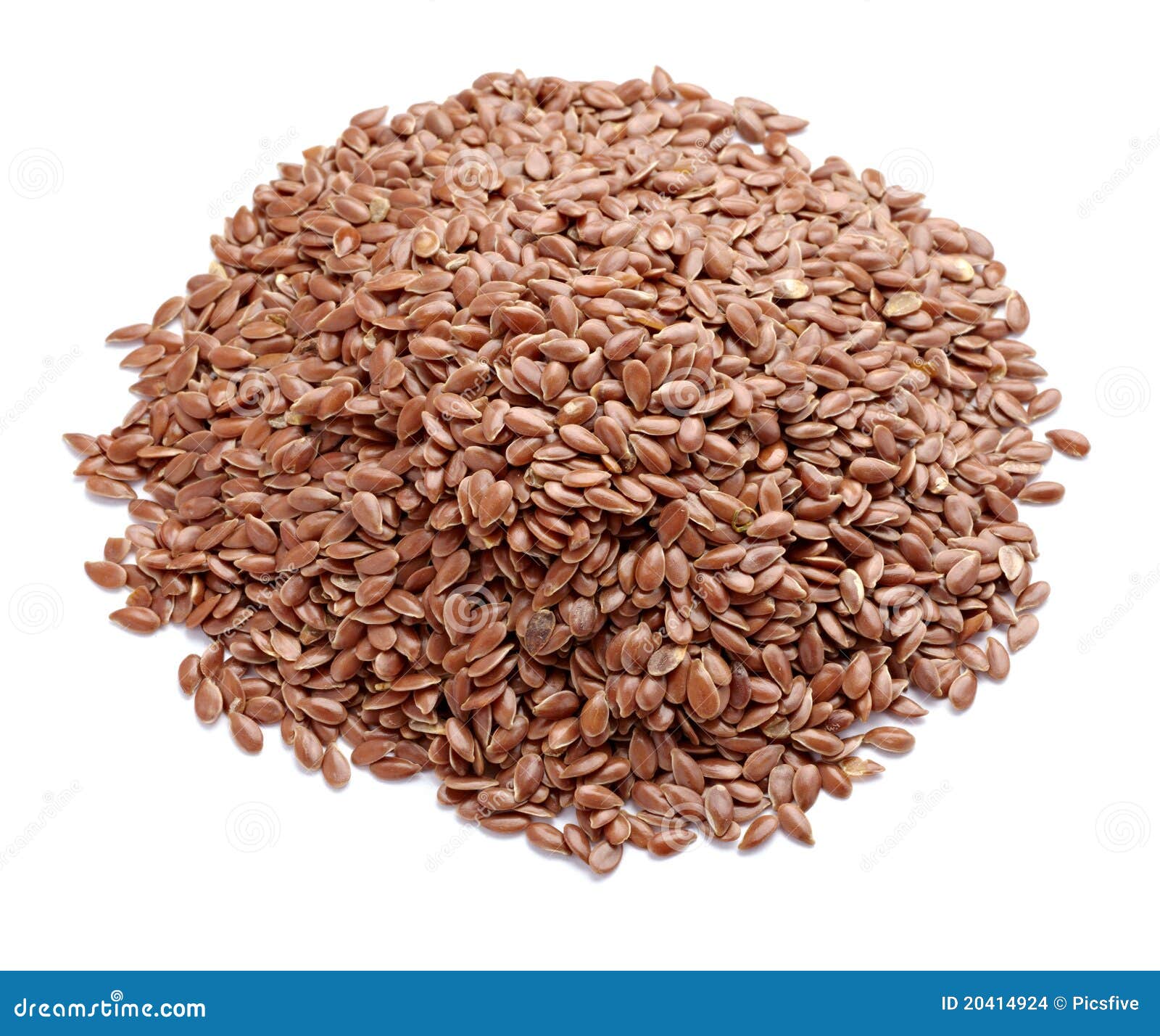 Lijnzaad stock foto. Image of voedsel, bruin, voedzaam - 20414924