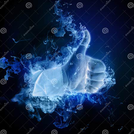 Like stock image. Image of follow, blue, fire, facebook - 23024405