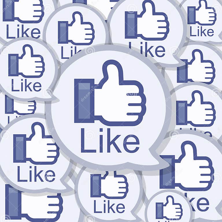 Like Background stock illustration. Illustration of internet - 19269723