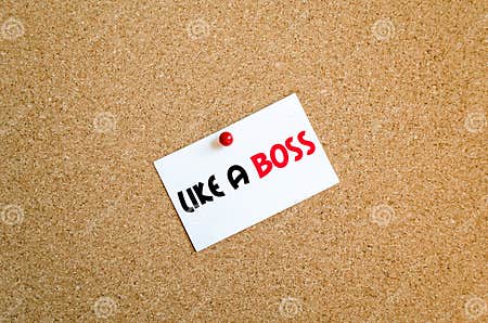 Like a boss text concept stock photo. Image of lazy, concept - 86600274