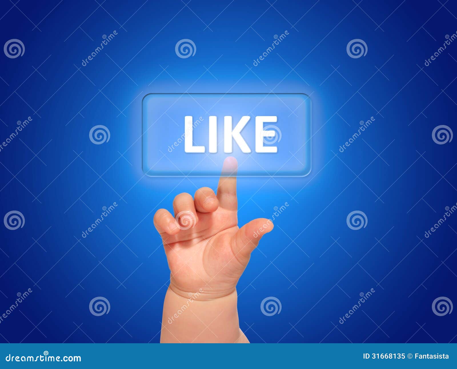 Like button. stock image. Image of concept, children - 31668135