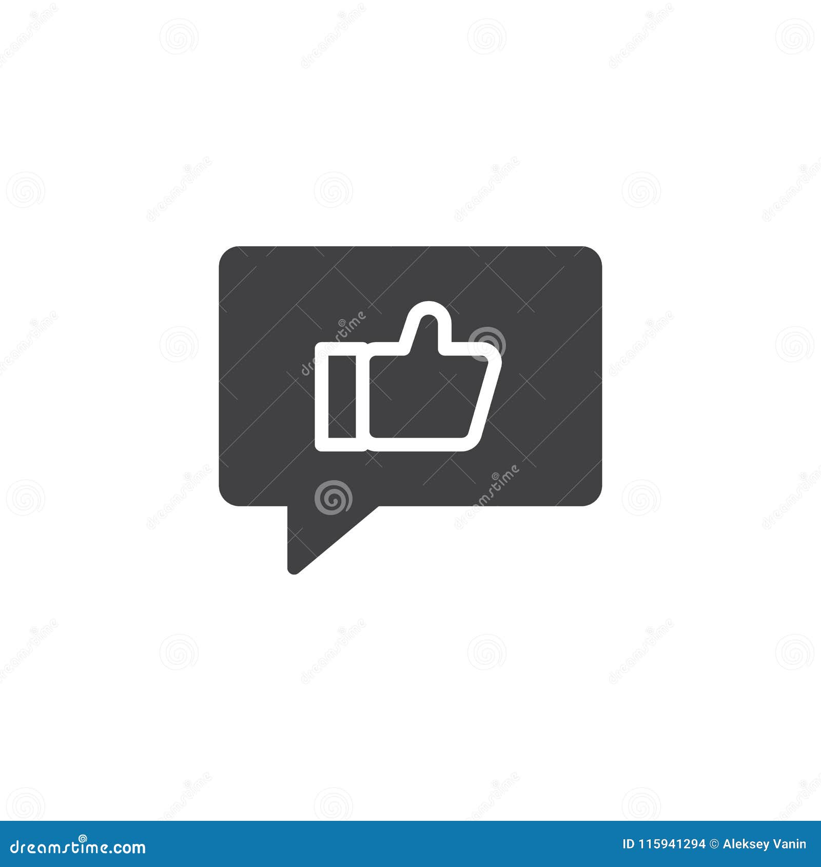 Like Chat vector icon stock vector. Illustration of perfect - 115941294