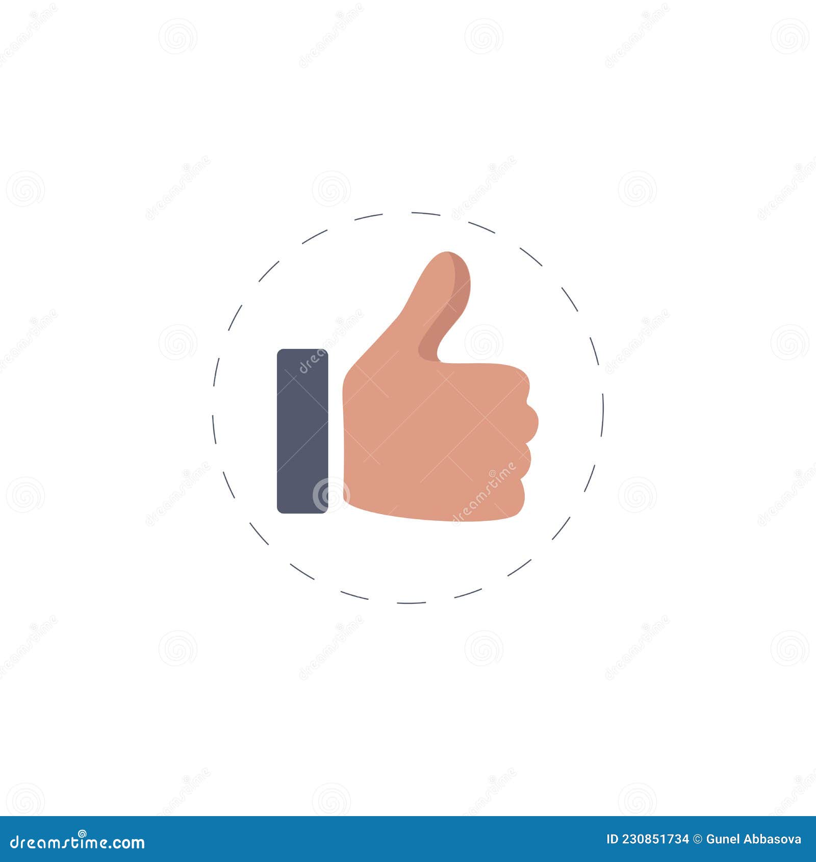 Like Clipart. Like Isolated Flat Icon Stock Vector - Illustration of ...