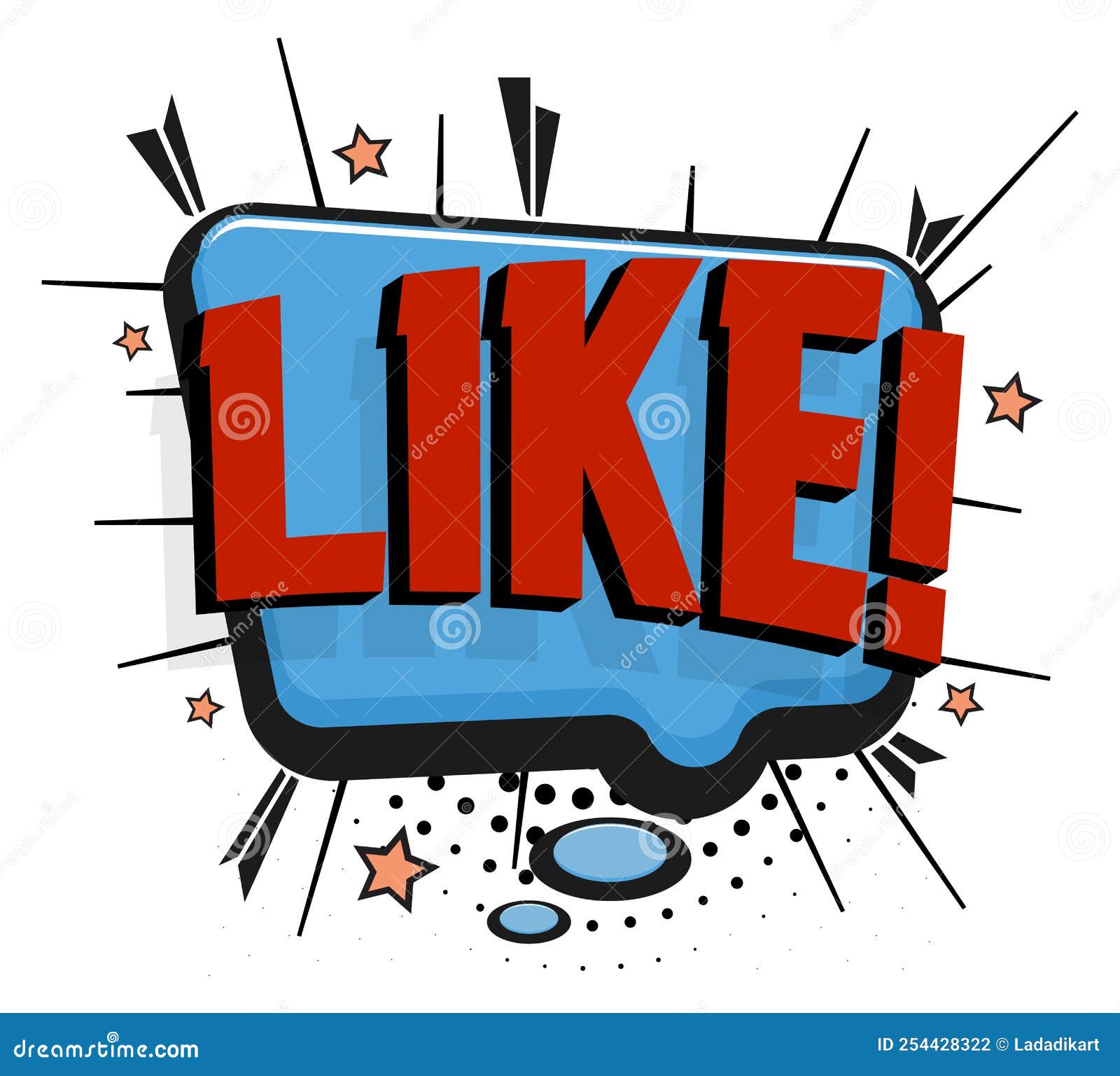 Like Comic Speech Bubble Stock Photography | CartoonDealer.com #55927832