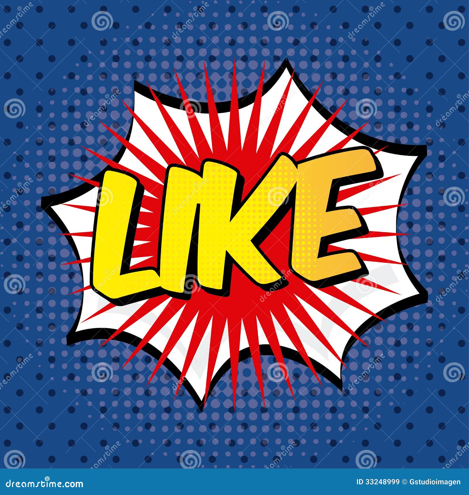Like Comic Speech Bubble Stock Photography | CartoonDealer.com #55927832