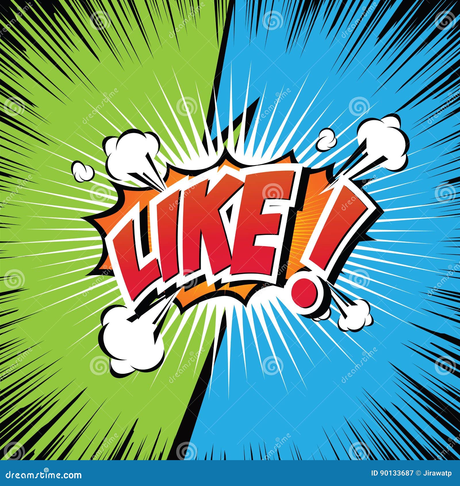 Like Comic Speech Bubble Stock Photography | CartoonDealer.com #55927832