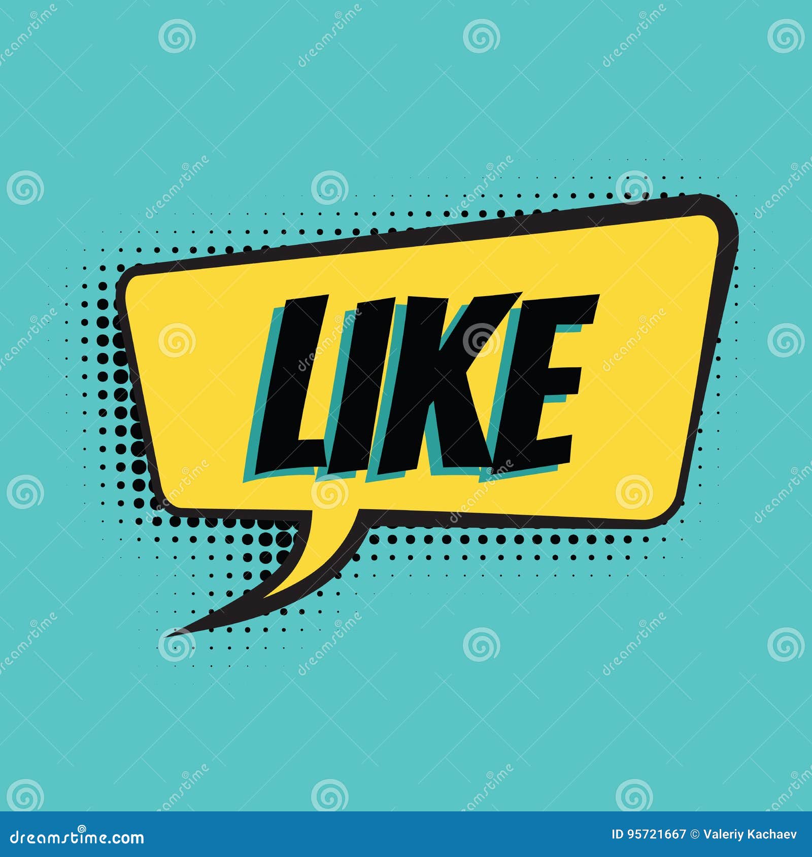 Like Comic Speech Bubble Stock Photography | CartoonDealer.com #55927832