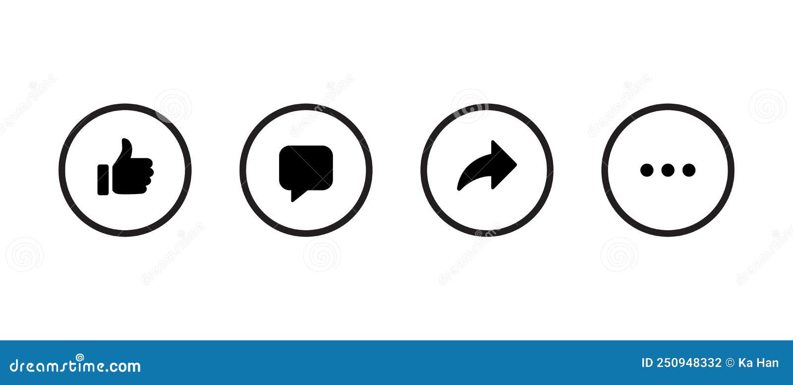 Ellipsis Menu Black Glyph Ui Icon Cartoon Vector | CartoonDealer.com ...