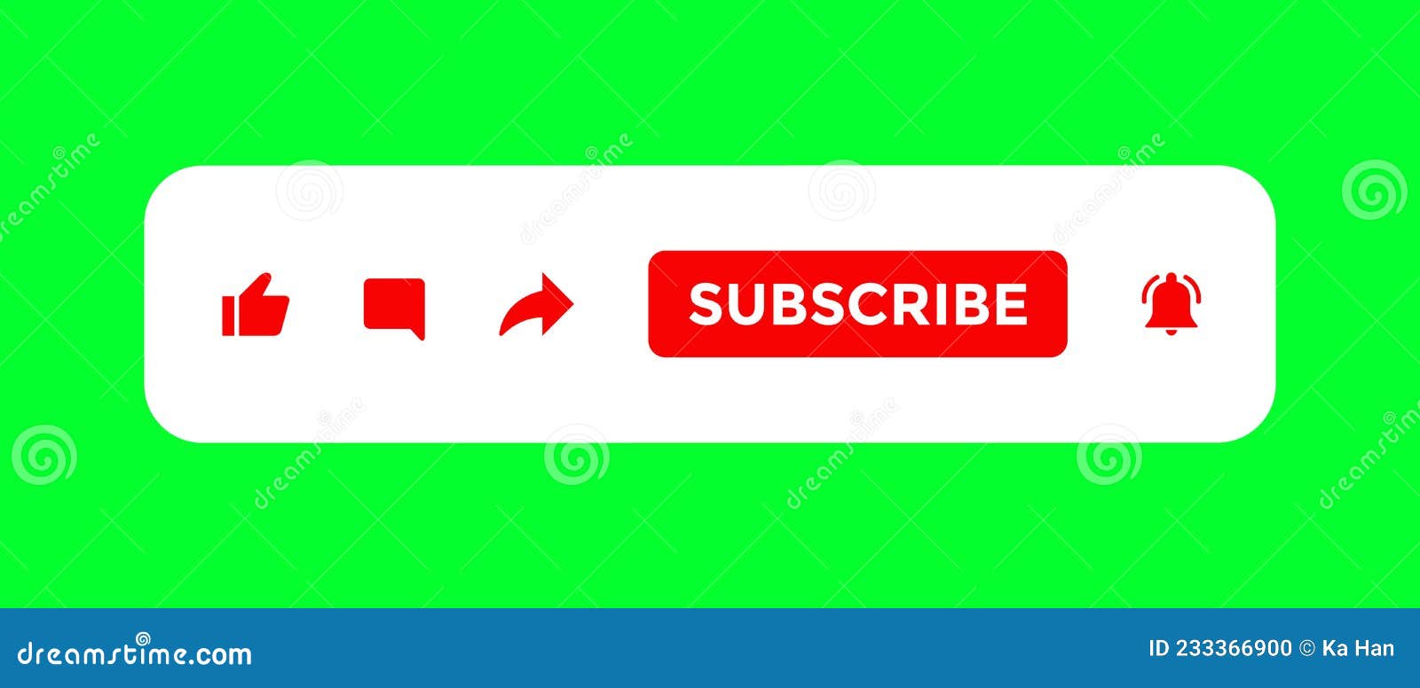 Like, Comment, Share and Subscribe Button Icon Vector Stock Vector ...