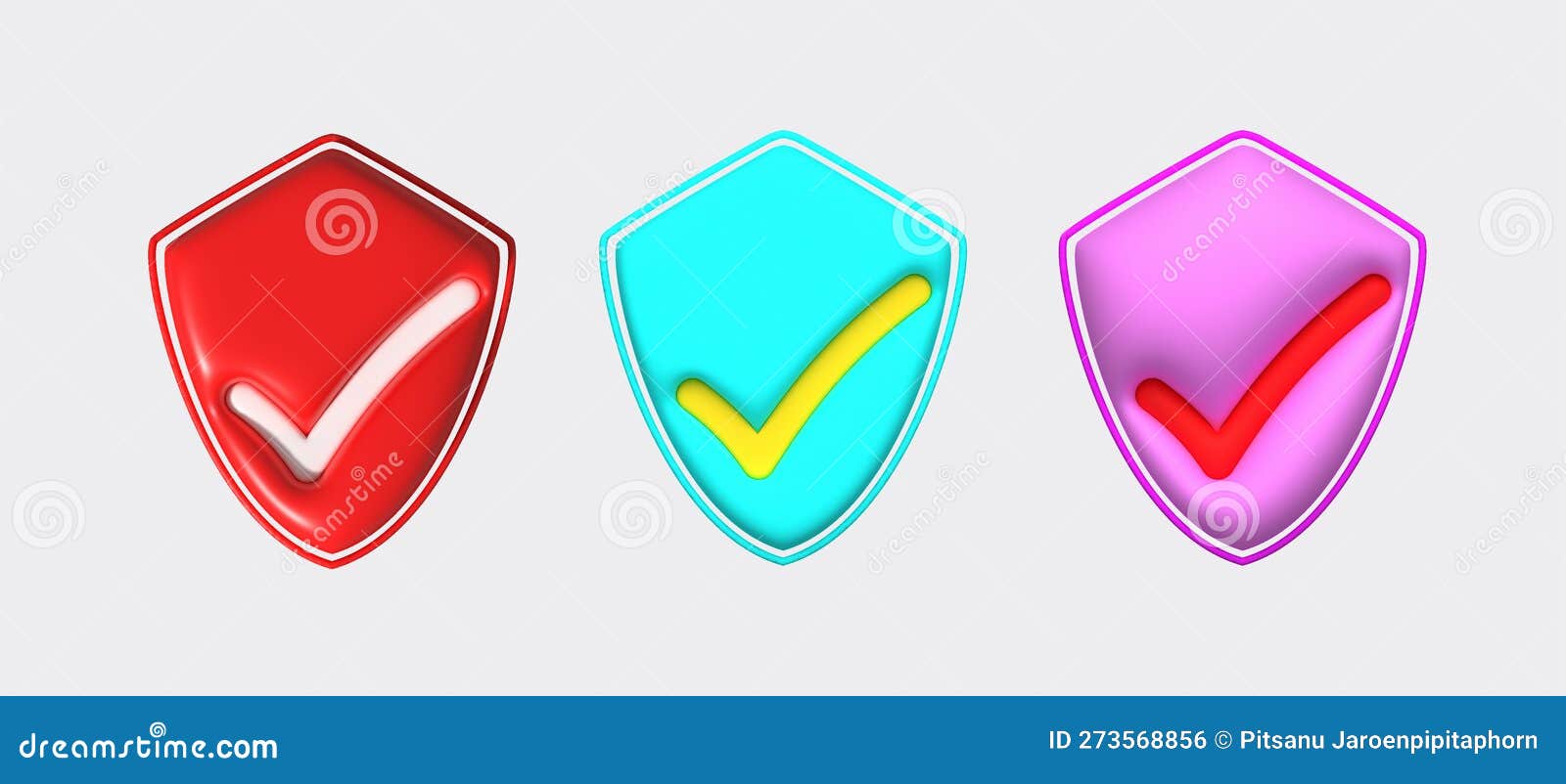 Like or Correct Symbol,Confirmed or Approved Button 3D Illustration ... Like or Correct Symbol,Confirmed or Approved Button 3D Illustration ...