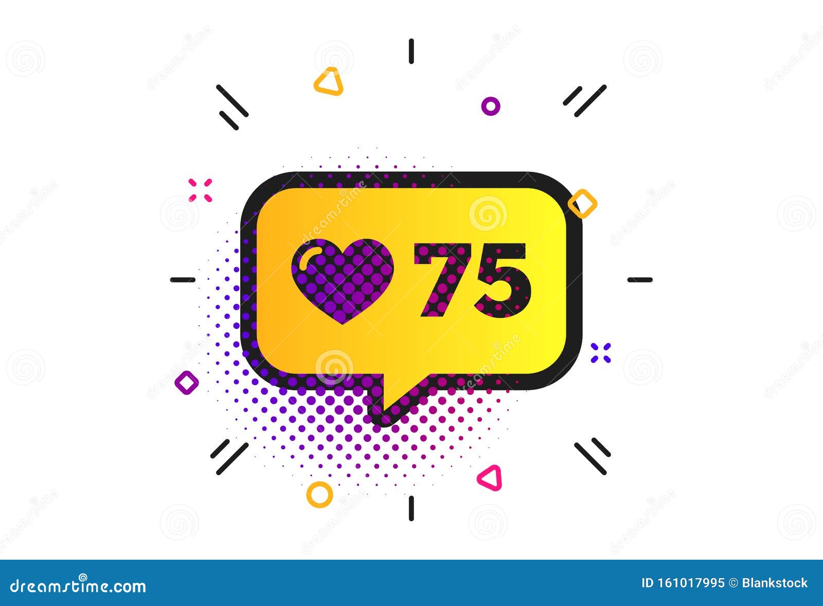 Like Counter Icon. Notification Speech Bubble. Vector Stock Vector ...