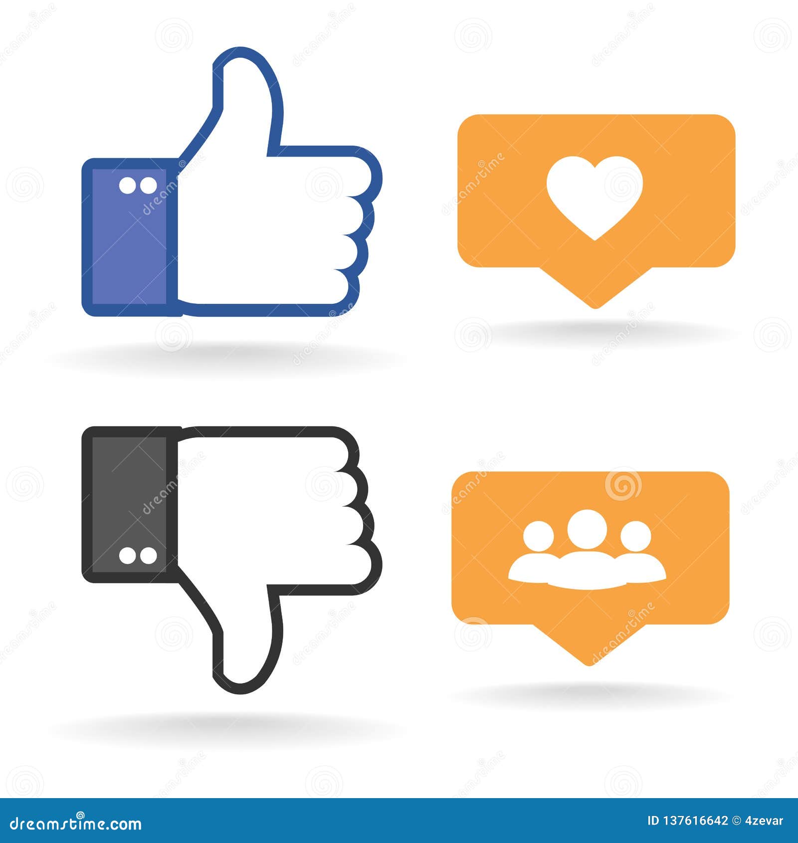 Like Counter Notification Icon Editorial Photography - Illustration of ...