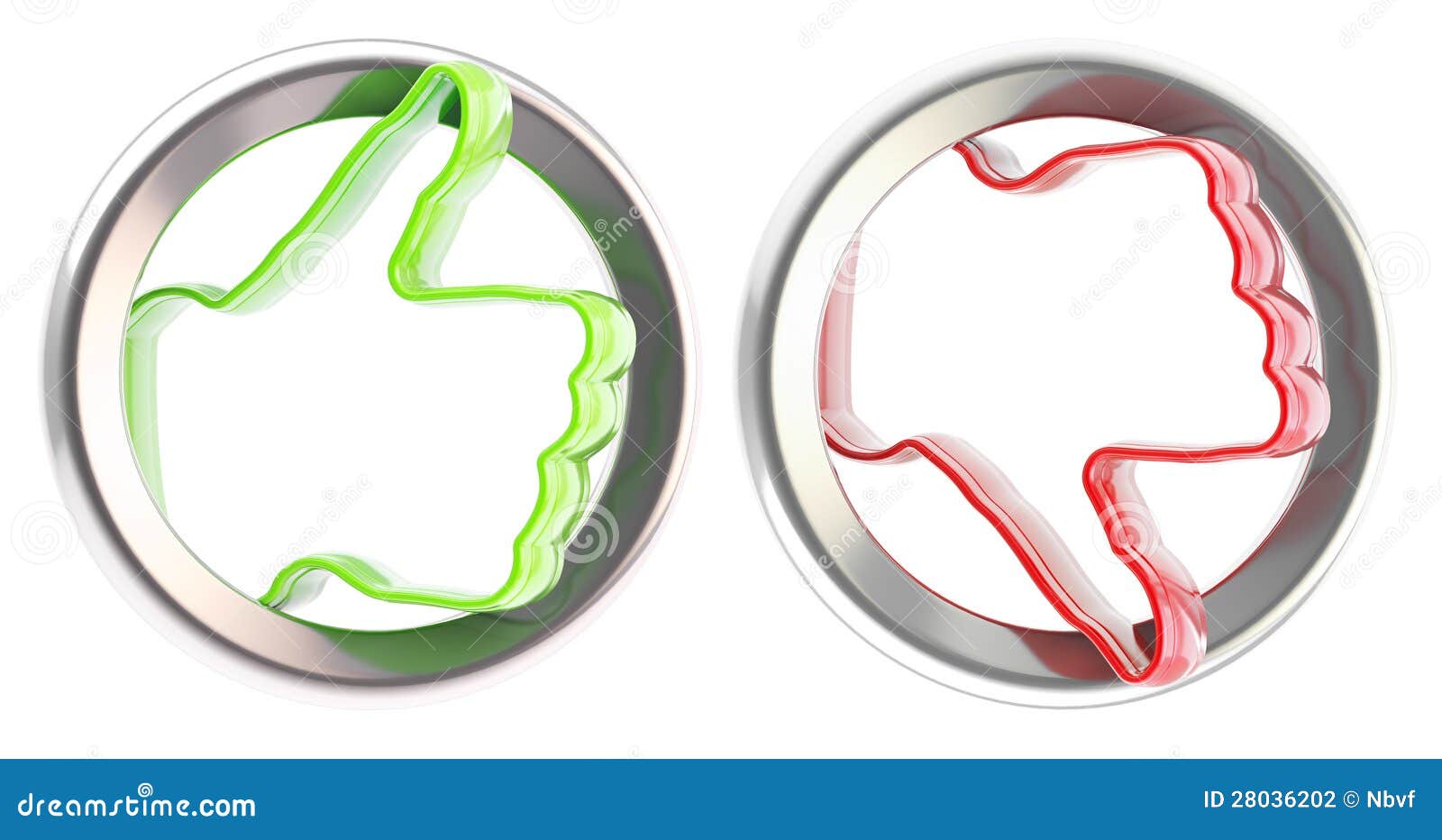 Like and Dislike Buttons Isolated Stock Illustration - Illustration of ...