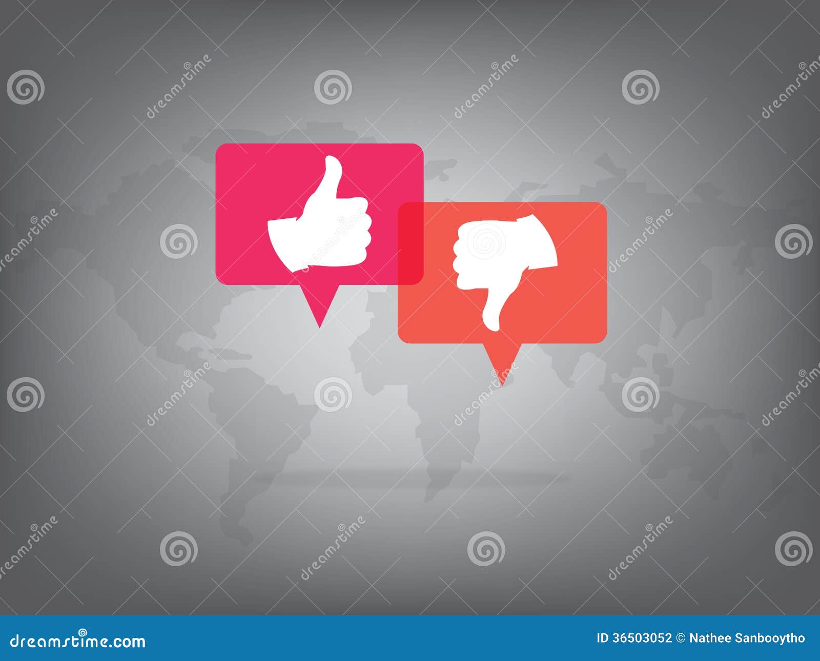 Like dislike stock vector. Illustration of communication - 36503052