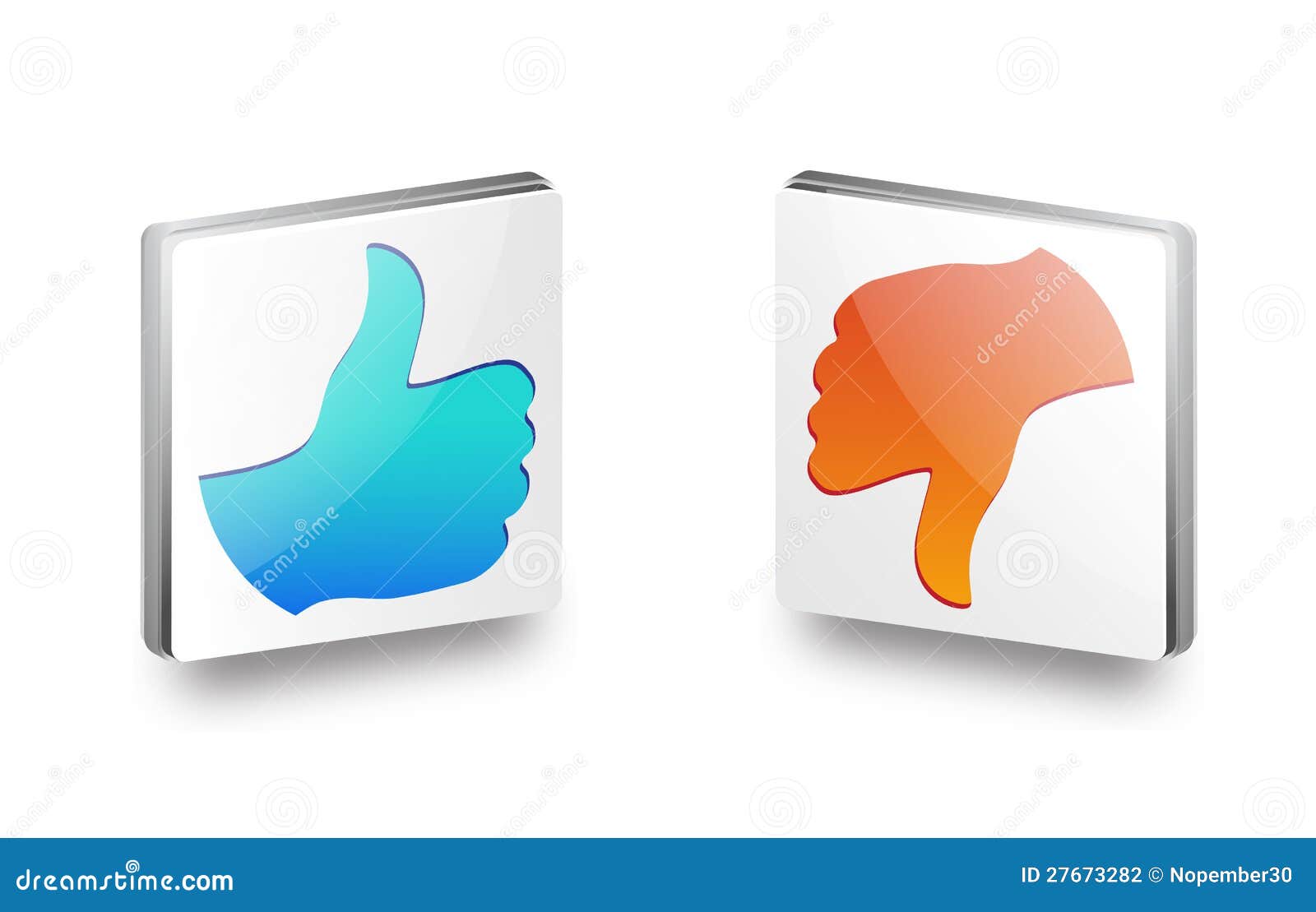 Like and Dislike Icon stock vector. Illustration of shape - 27673282