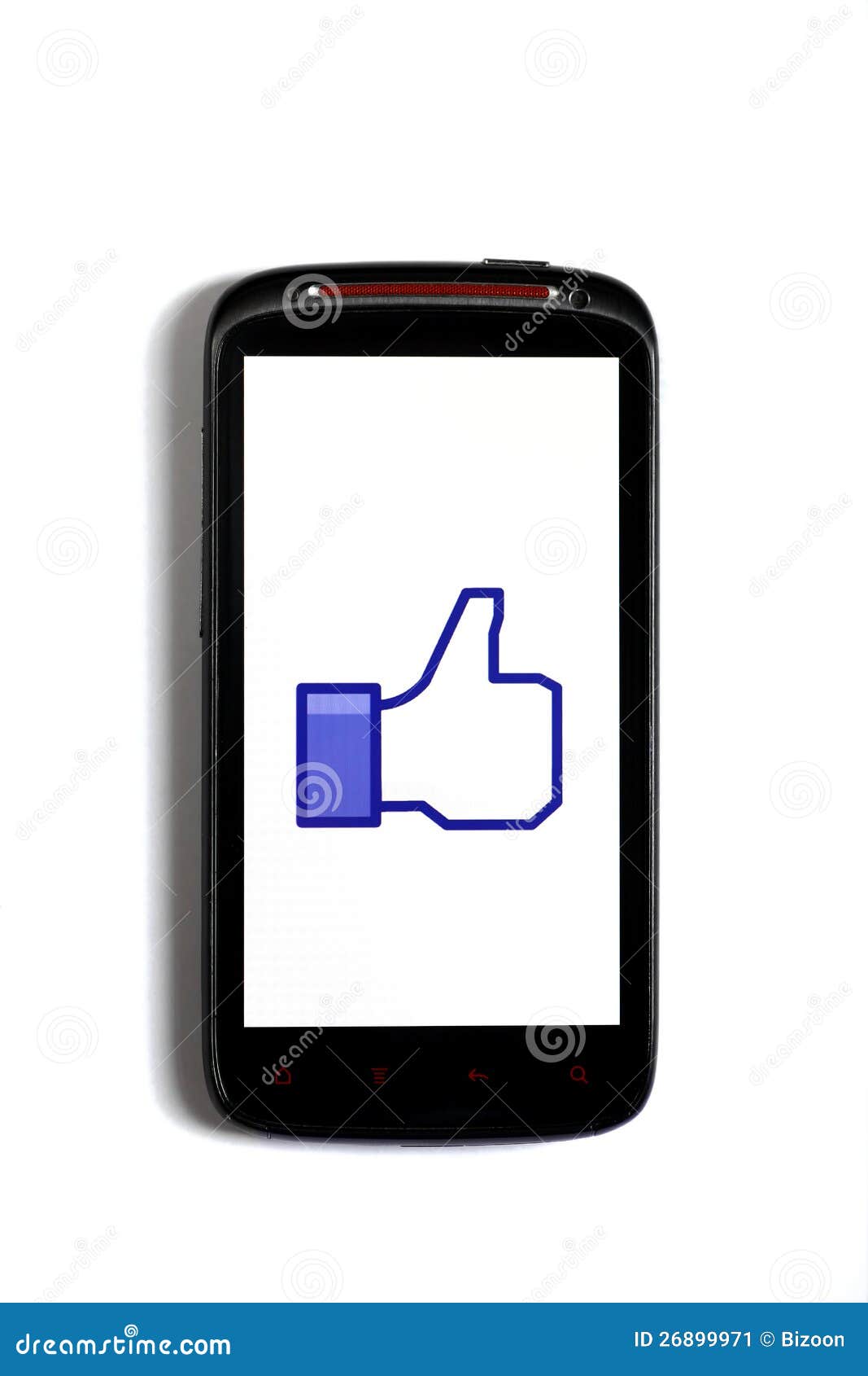 Like Facebook phone editorial photo. Image of computer - 26899971