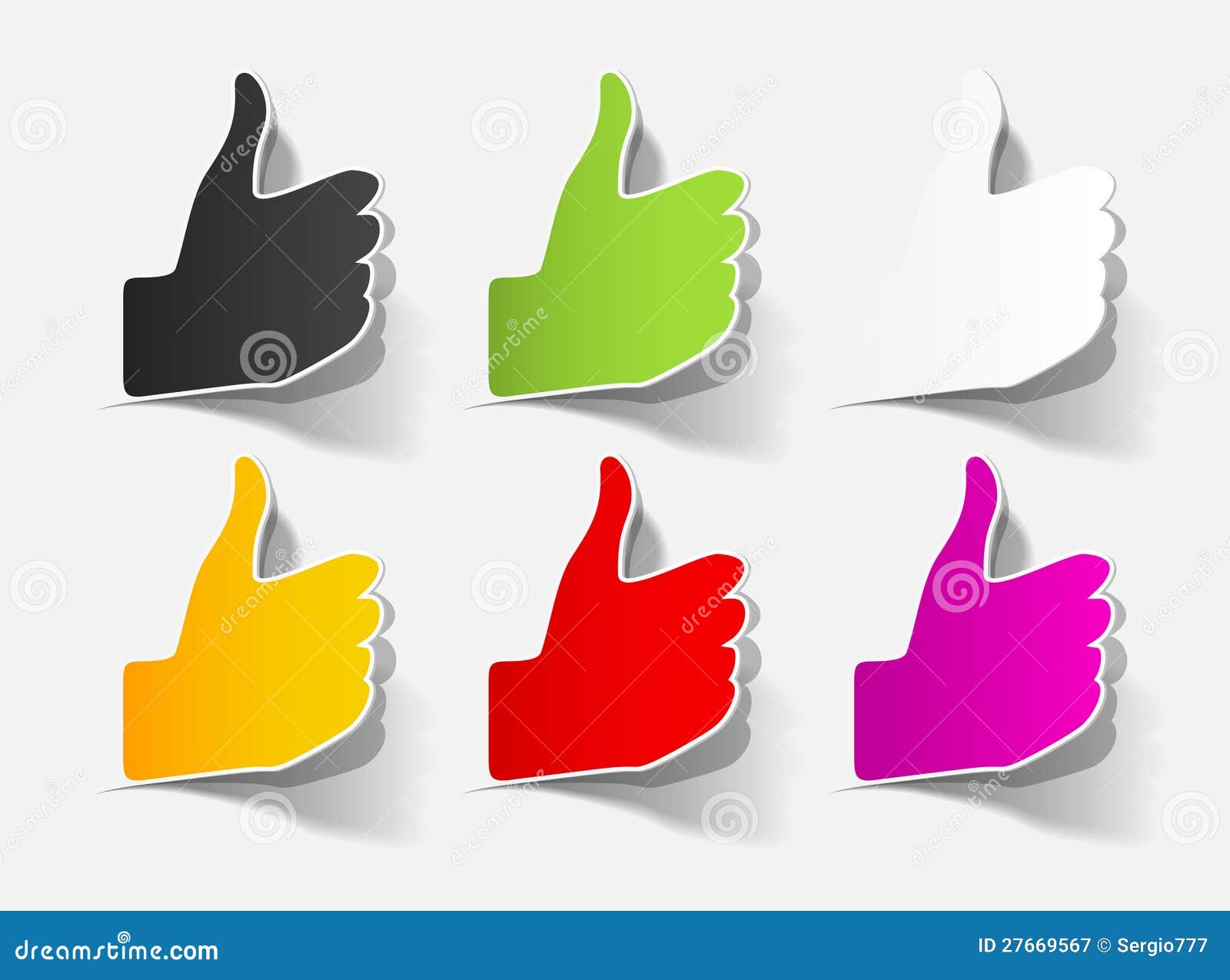 Like in the Form of Stickers Stock Vector - Illustration of comment ...