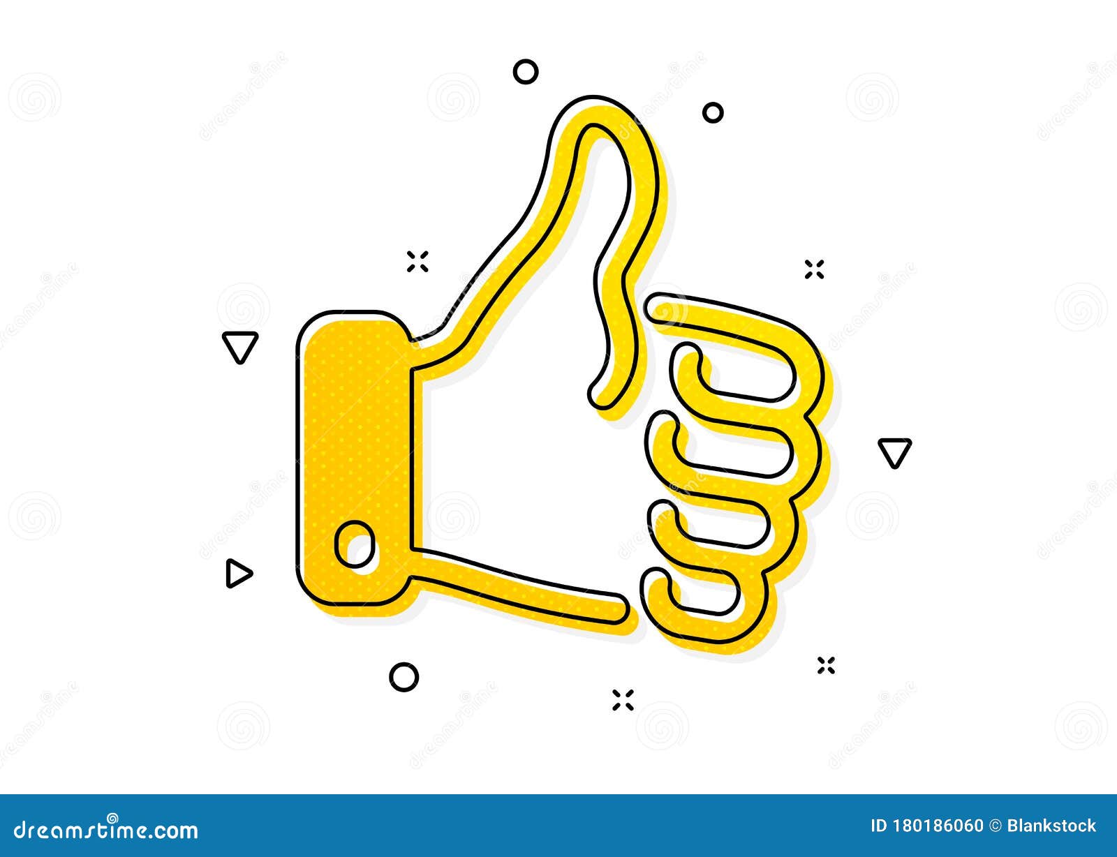 Like Hand Icon. Thumbs Up Finger Sign. Vector Stock Vector ...