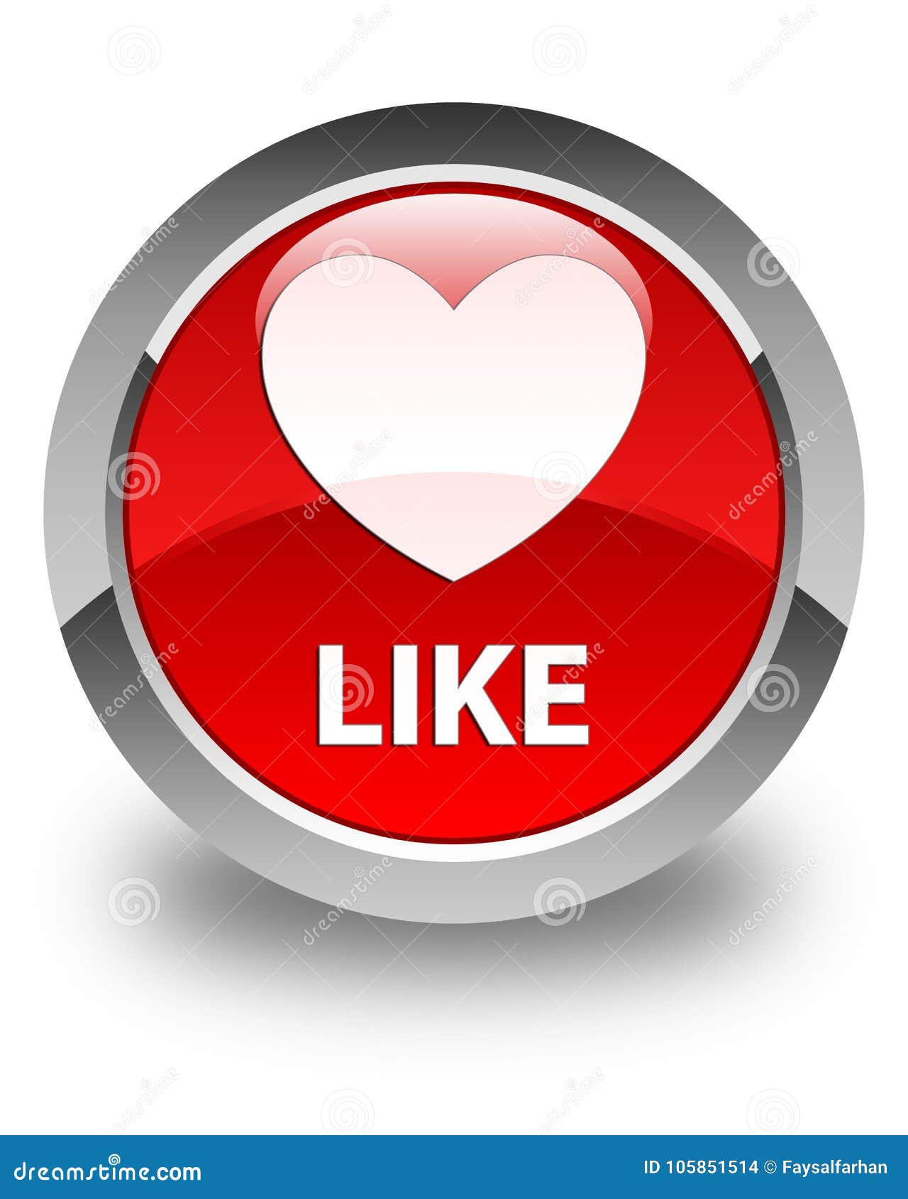 Like (heart Icon) Glossy Red Round Button Stock Illustration ... Like (heart Icon) Glossy Red Round Button Stock Illustration ...