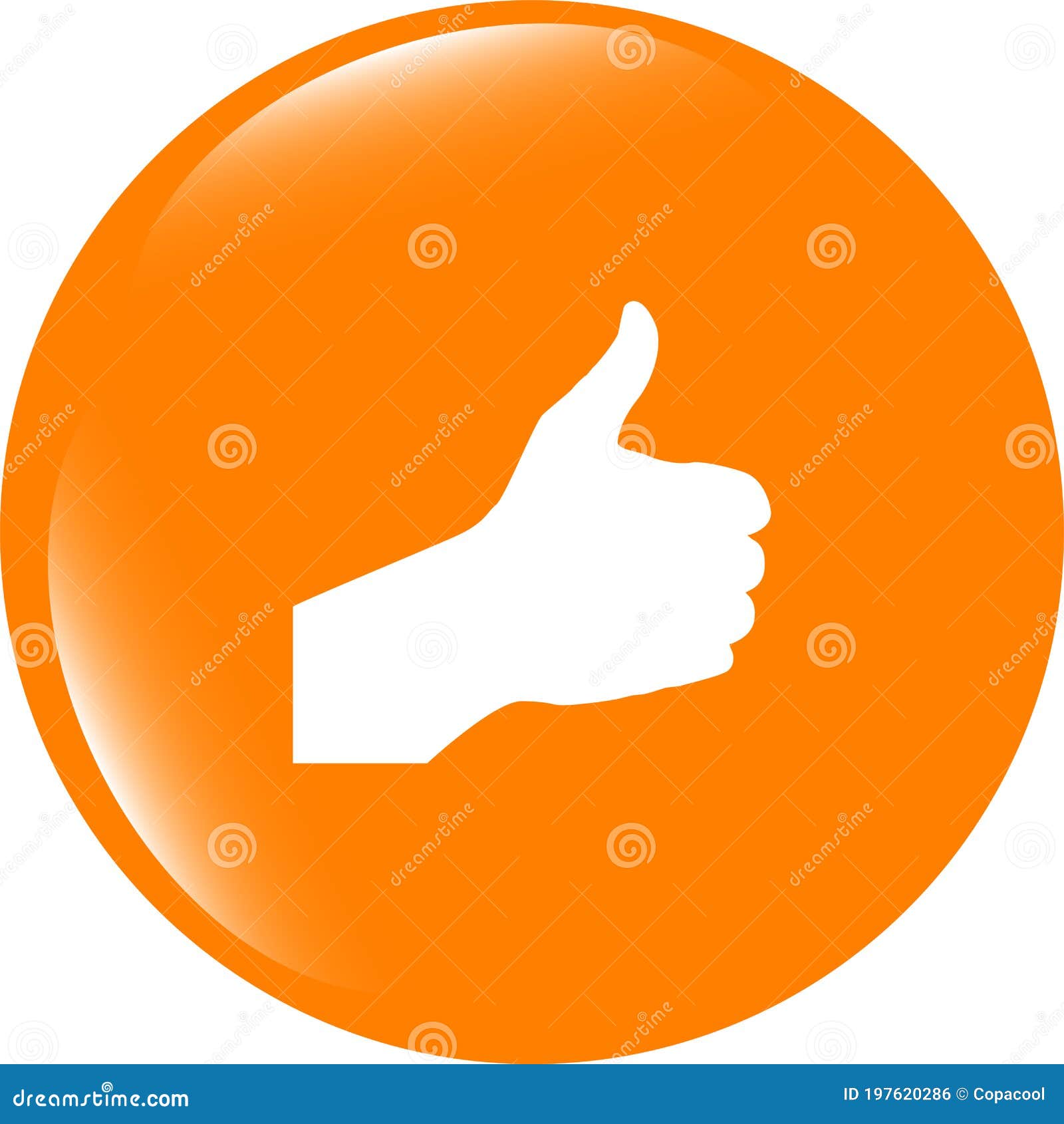 Like Icon Button, Web Design Element Isolated on White Stock ...