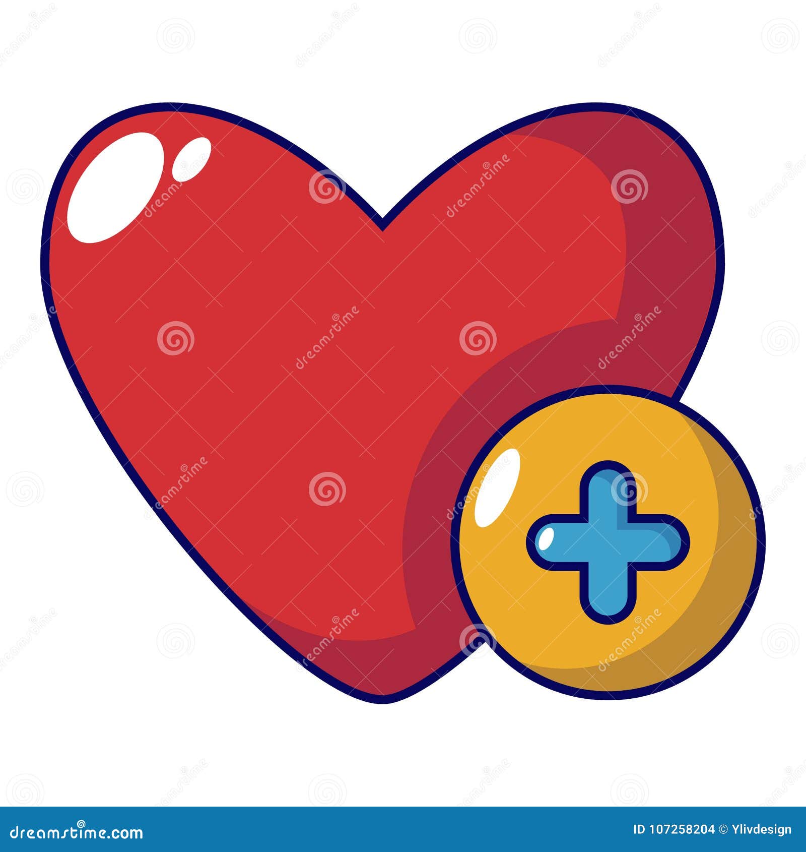 Like icon, cartoon style stock vector. Illustration of good - 107258204