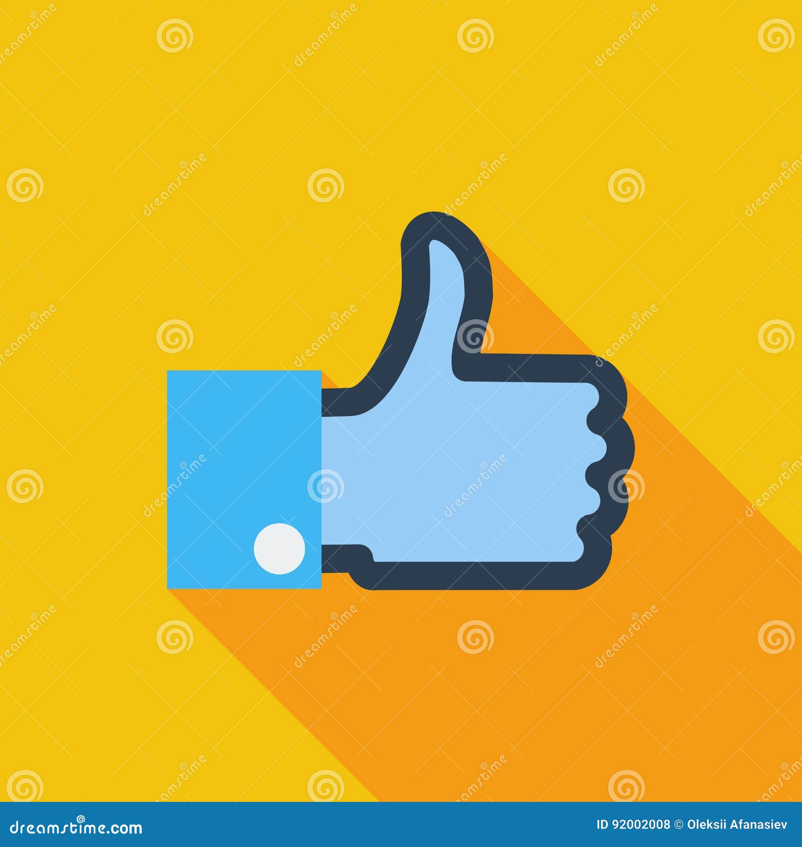 Like icon stock vector. Illustration of media, friend - 92002008