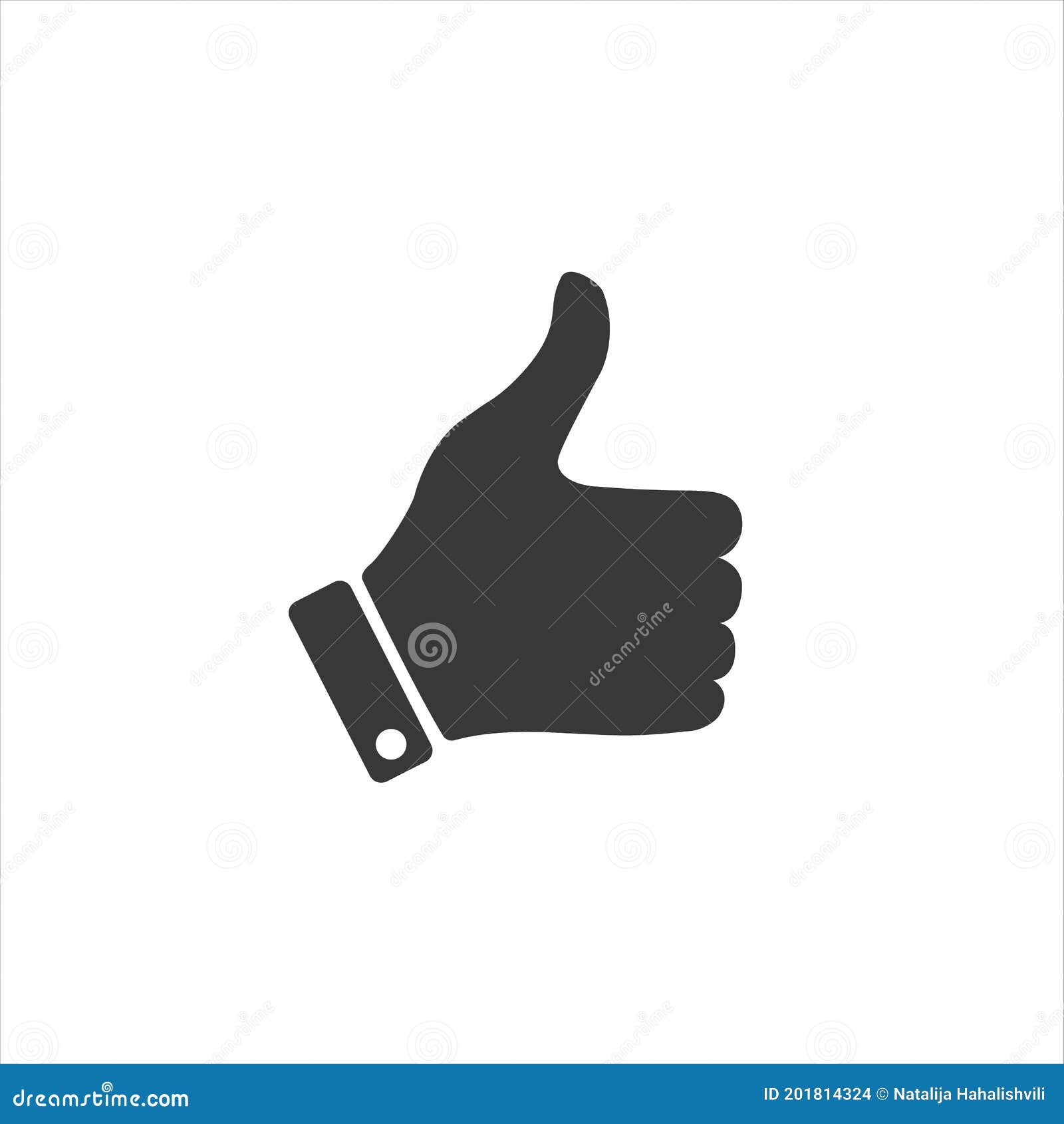 Like Icon, Hand Vector Icon, Good Symbol, Flat Design Best Vector Like ...