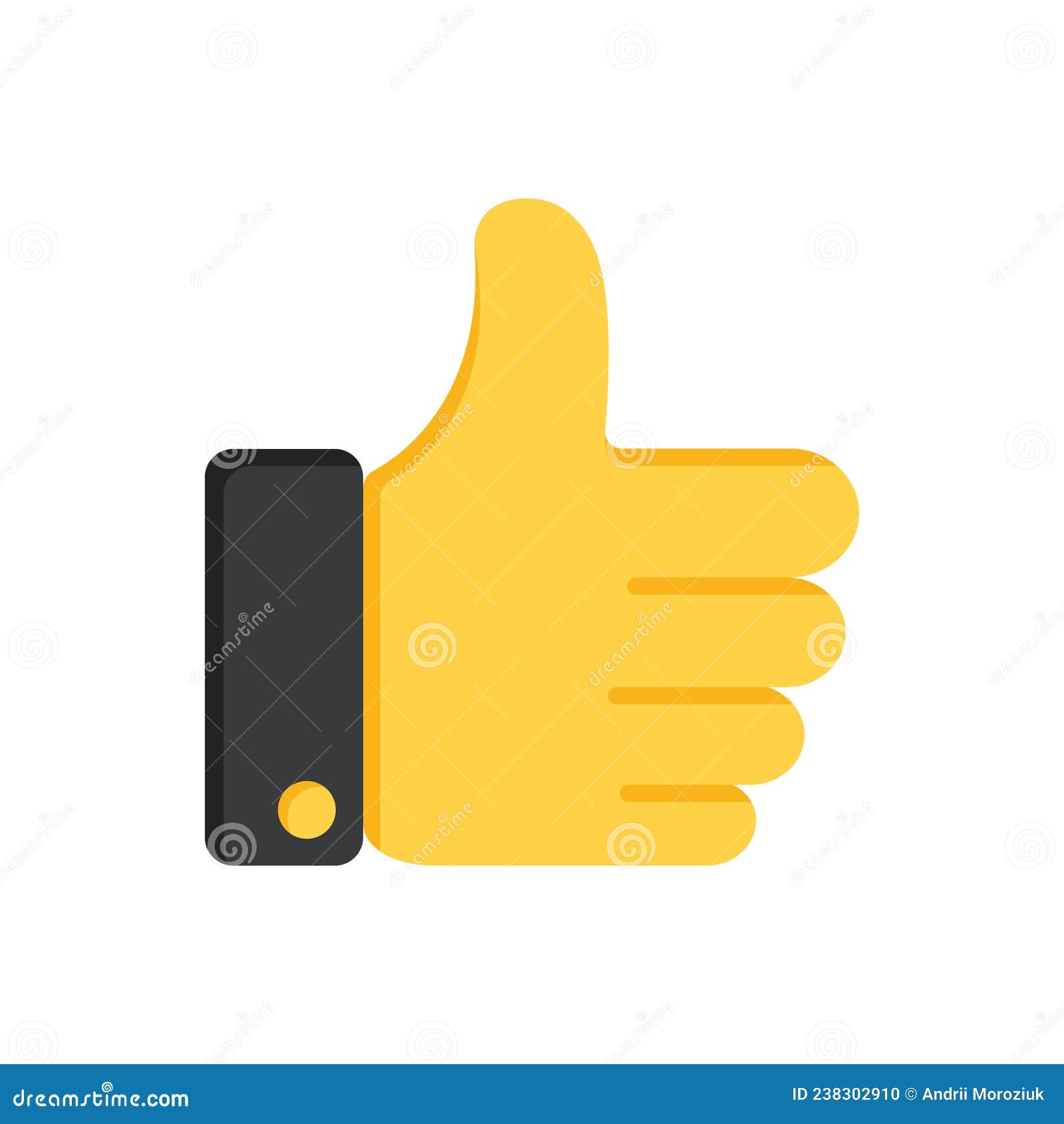 Like Icon. Rating of Customer Reviews. Flat Vector Illustration. Know ...