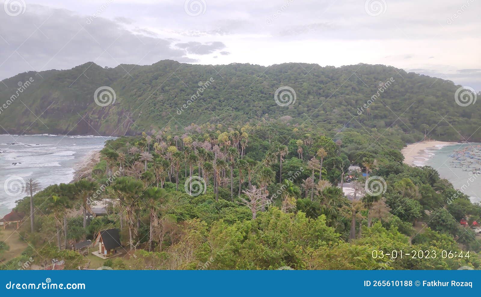 Like Life in Island between Two Sea Stock Photo - Image of vegetation ...