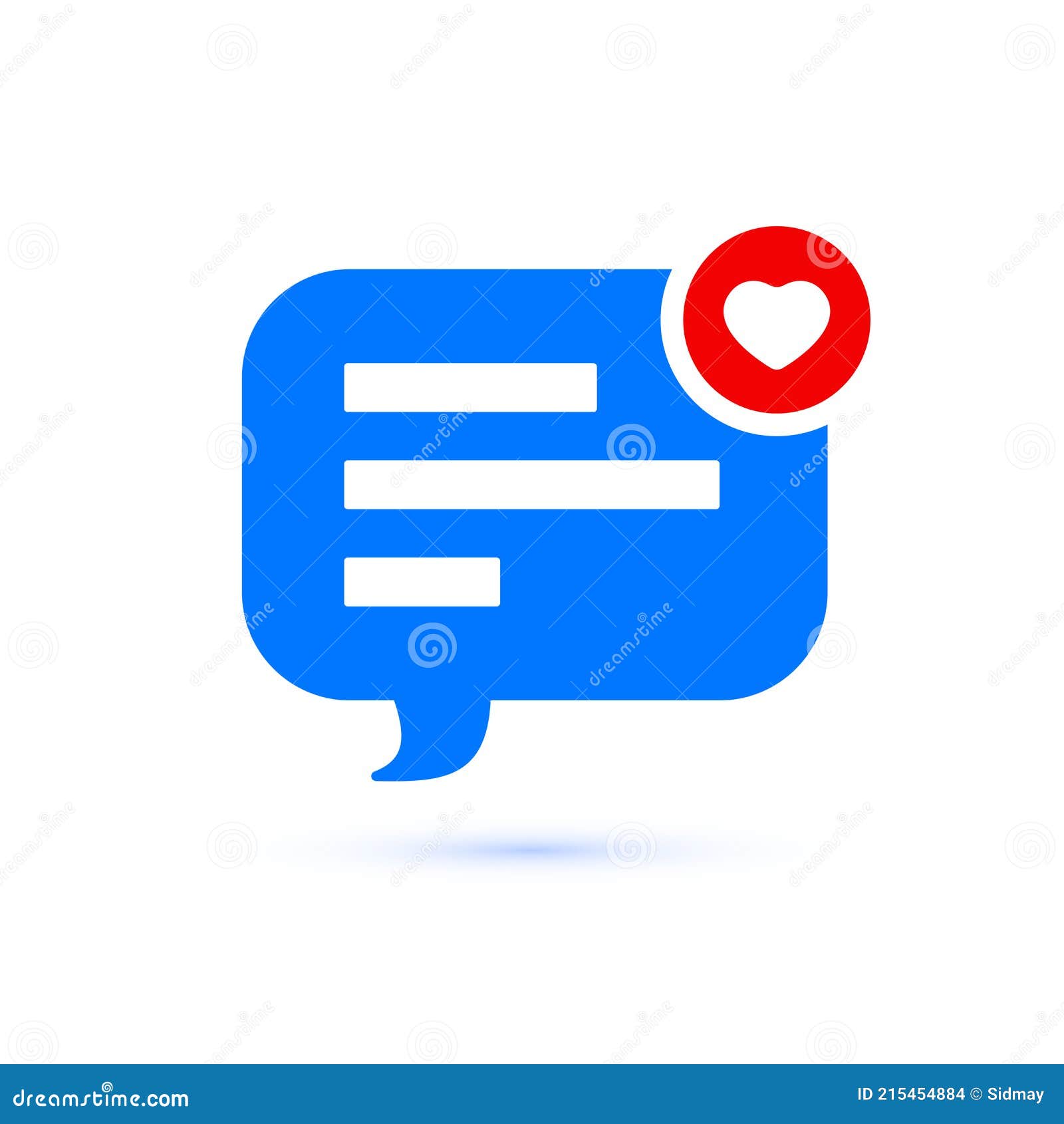 Like Message Bubble, Comment and Notification Symbol Stock Vector ...