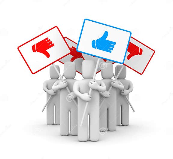 Like or not stock illustration. Illustration of approval - 27963192