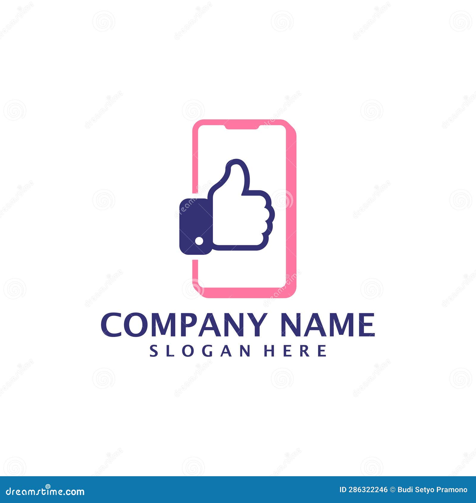 Like Phone Logo Design Vector. Smartphone Logo Design Template Concept ...
