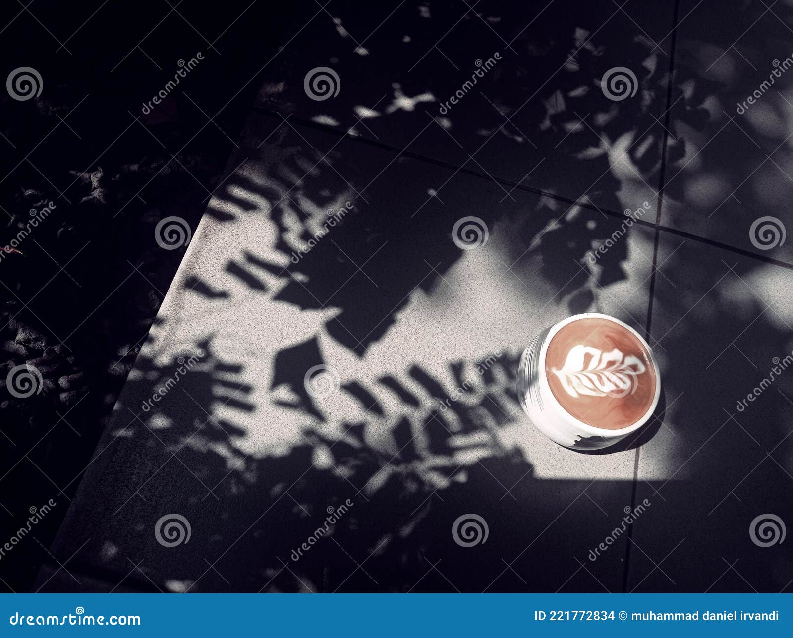 Like a shadow stock photo. Image of white, coffee, font - 221772834