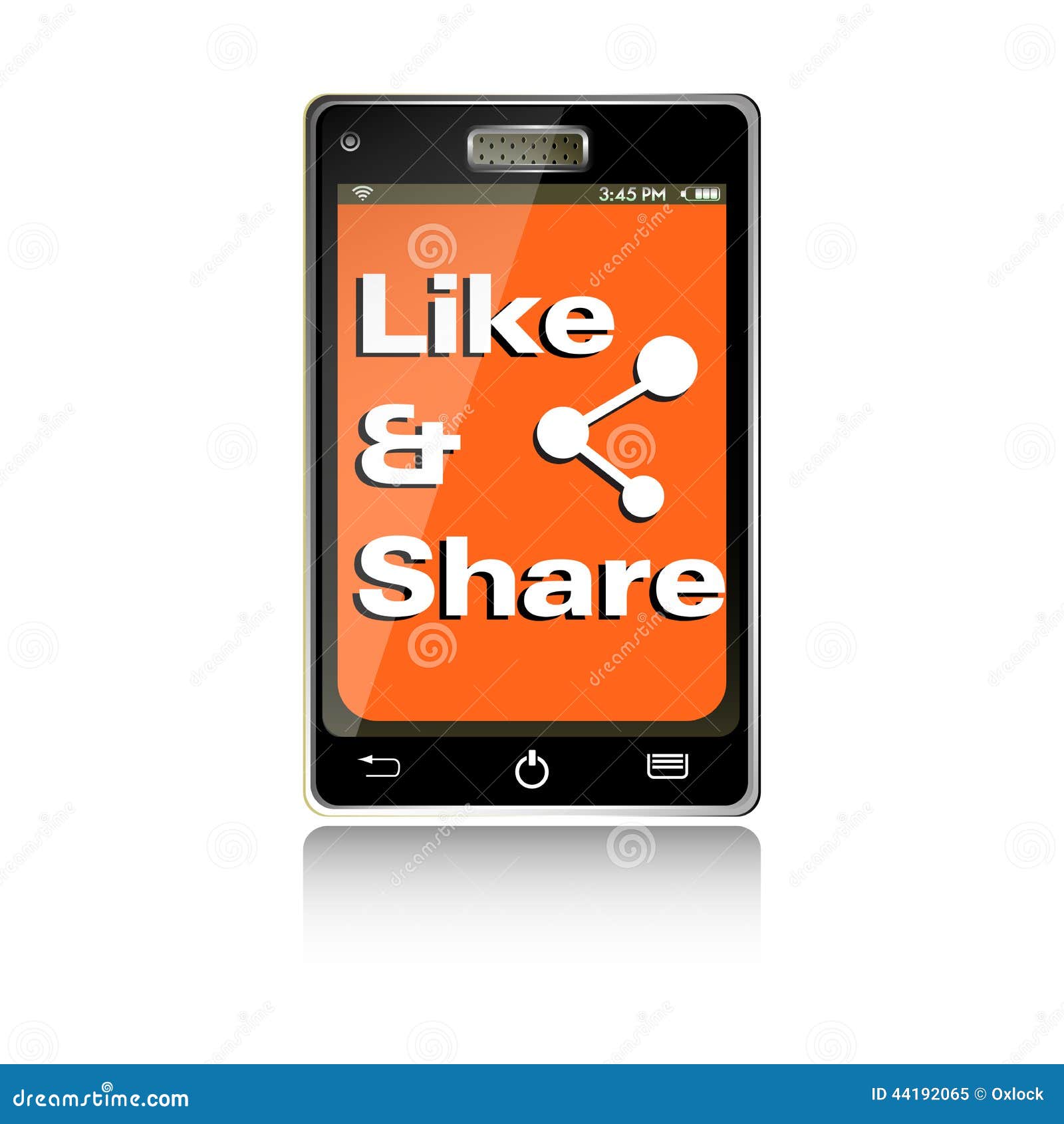 Like and share stock vector. Illustration of artistic - 44192065