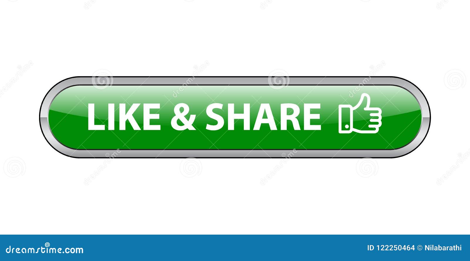 Like and share stock vector. Illustration of internet - 122250464