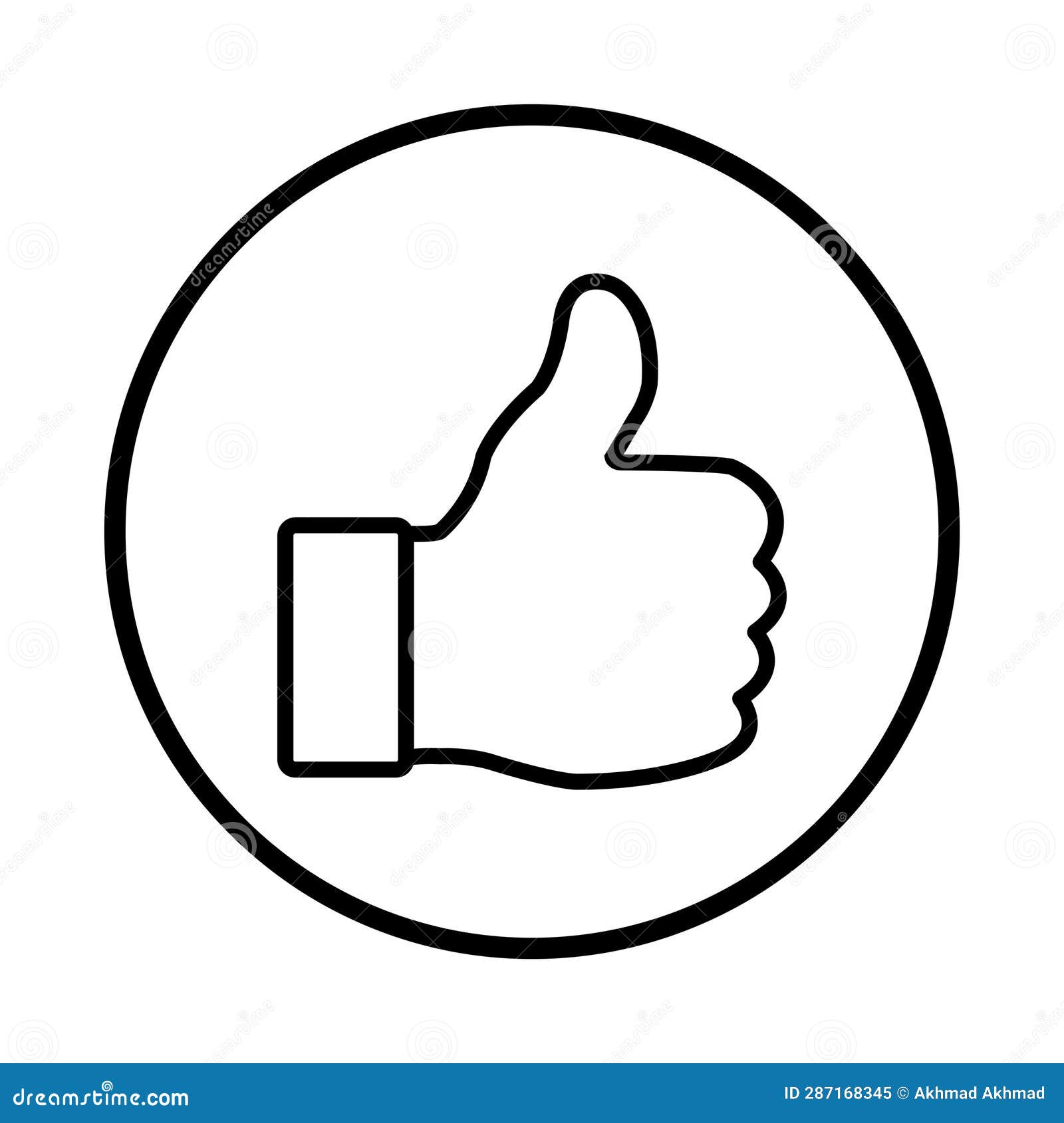 Like sign logo stock vector. Illustration of approval - 287168345