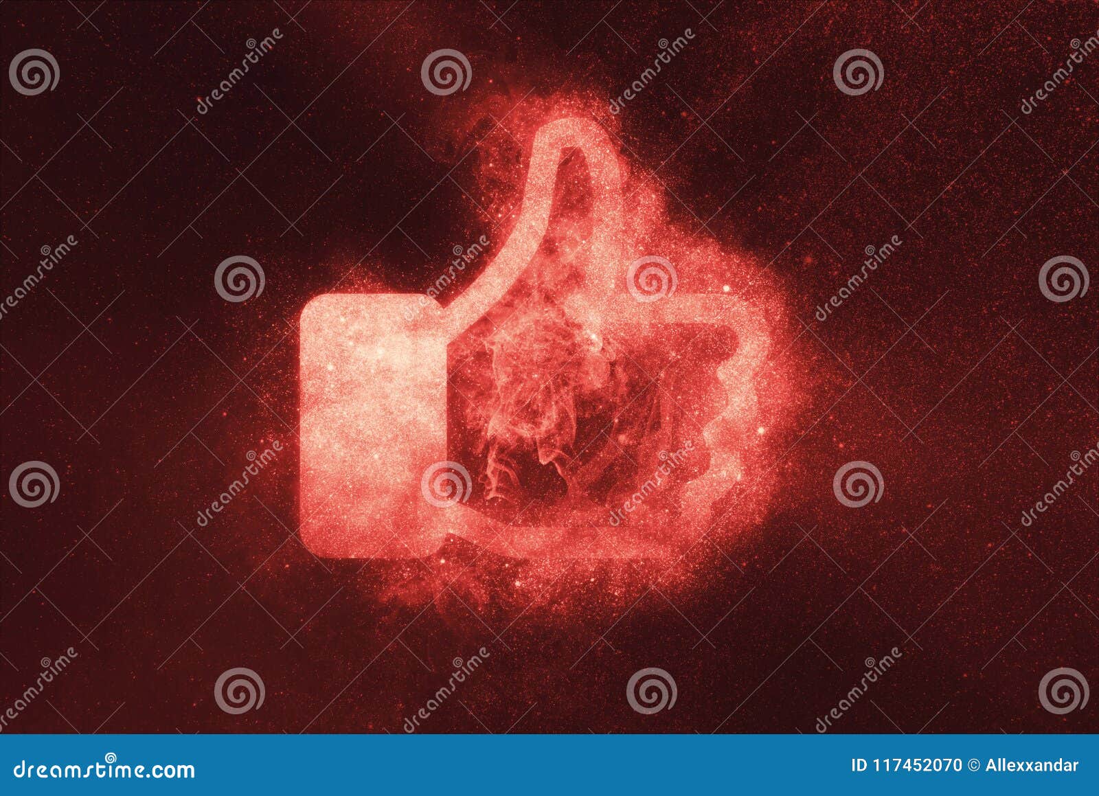 Like Sign, Like Symbol. Abstract Night Sky Background Stock ...