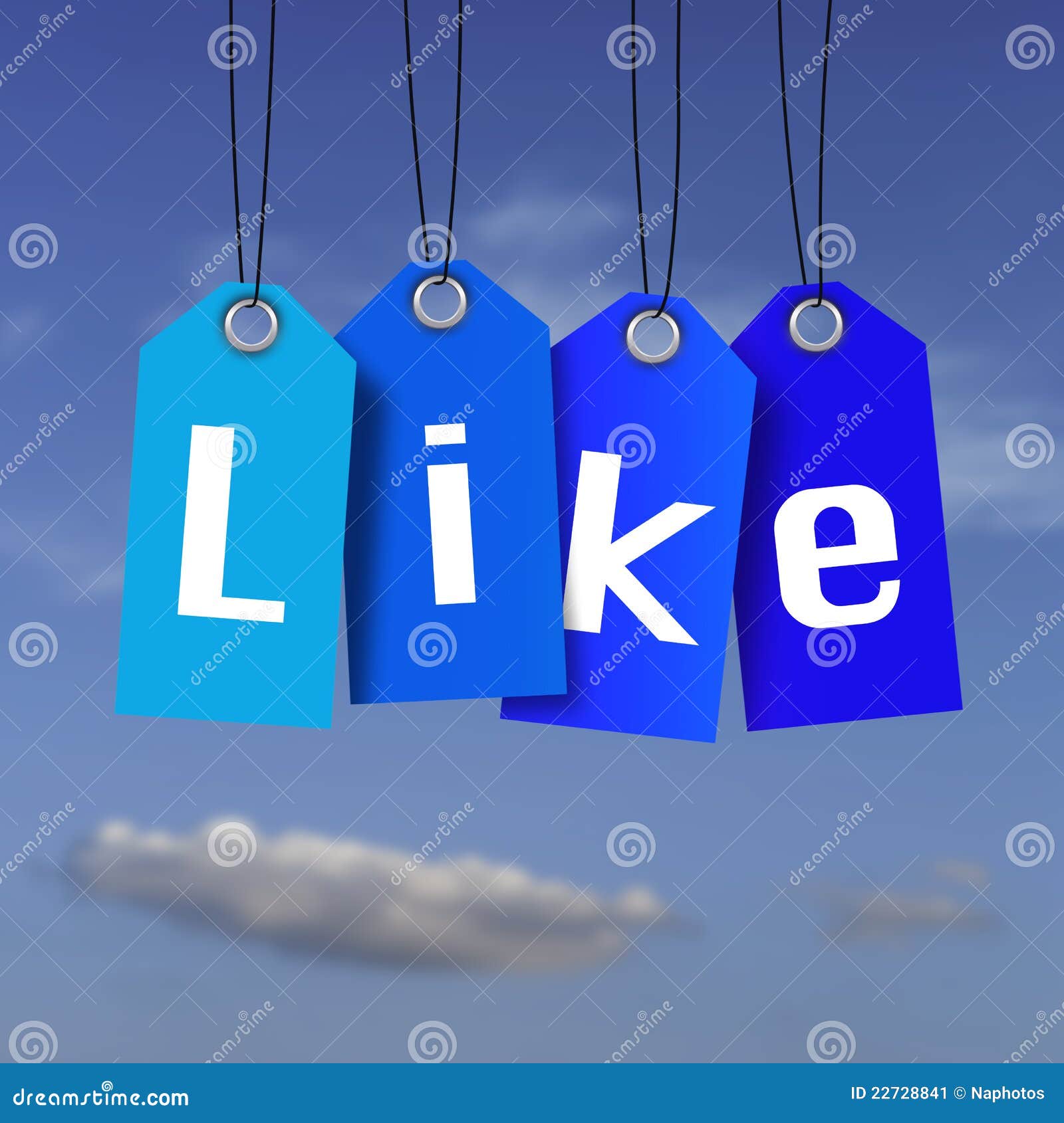Like Tags stock illustration. Illustration of market - 22728841