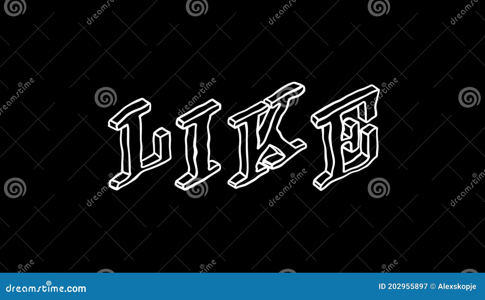 Like Text Hand Drawn Animation Stock Video - Video of message, drawn ...
