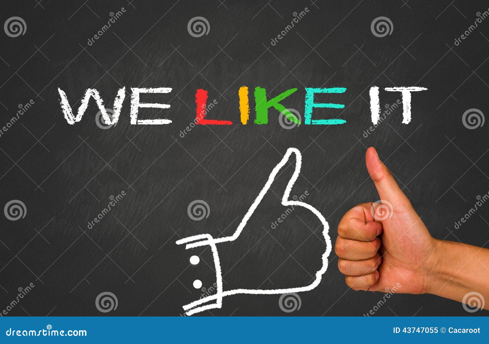 We like it stock image. Image of happy, select, support - 43747055