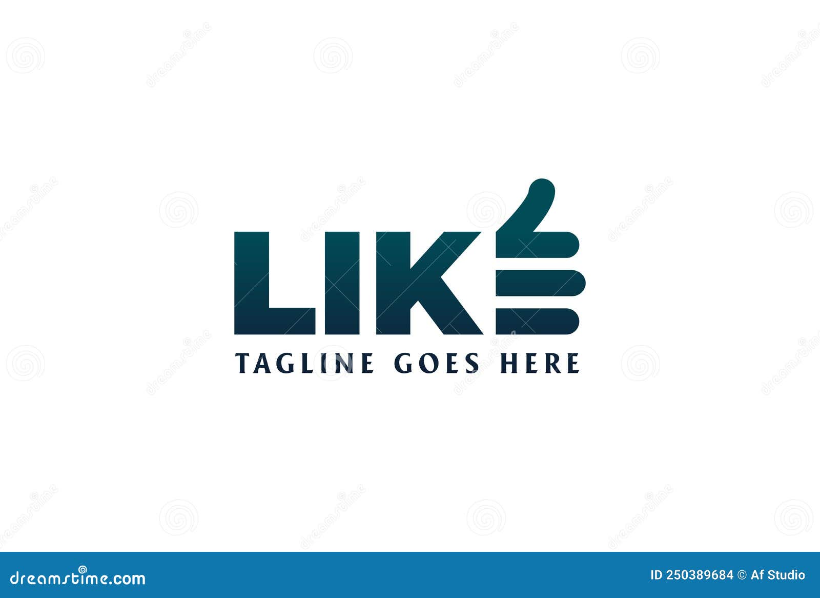 Like Type Word Text Font Typography Symbol Logo Design Vector Stock ...